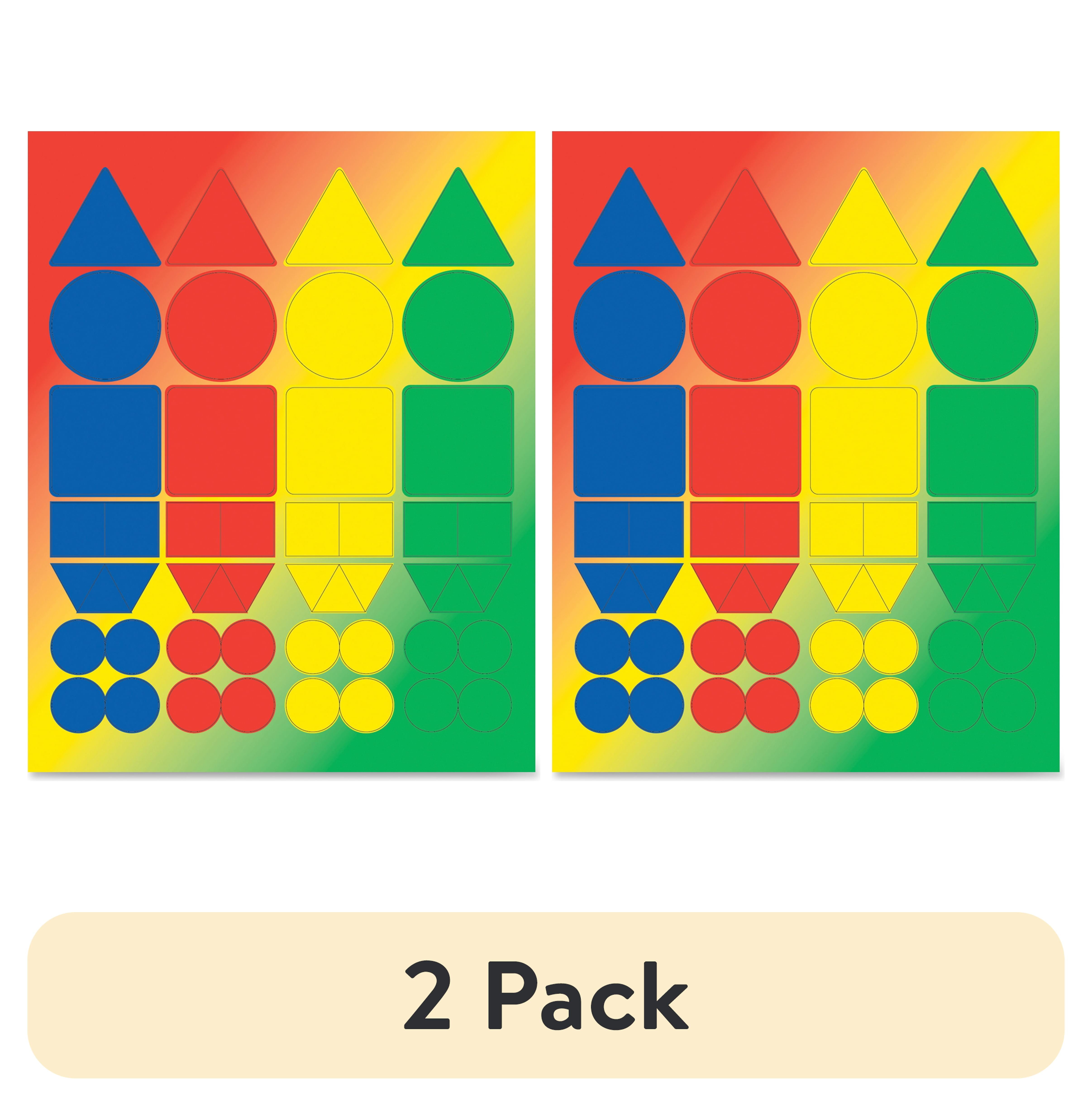 (2 pack) Hygloss, HYX18201, Basic Shapes Stickers, 1 Pack, Assorted - Walmart.com