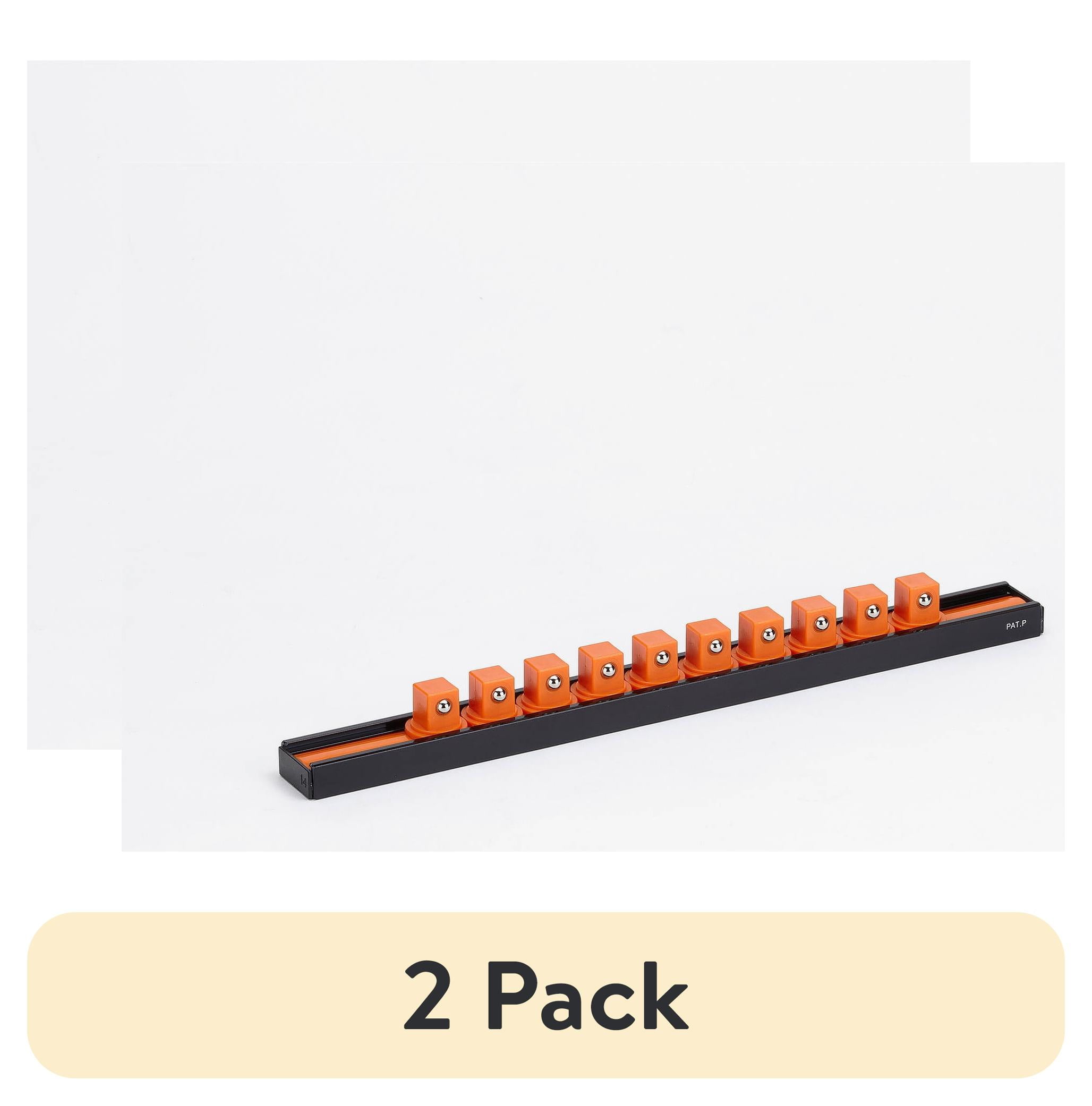 (2 pack) Hyper Tough 1/2 inch Drive Aluminum Socket Holder For Socket ...