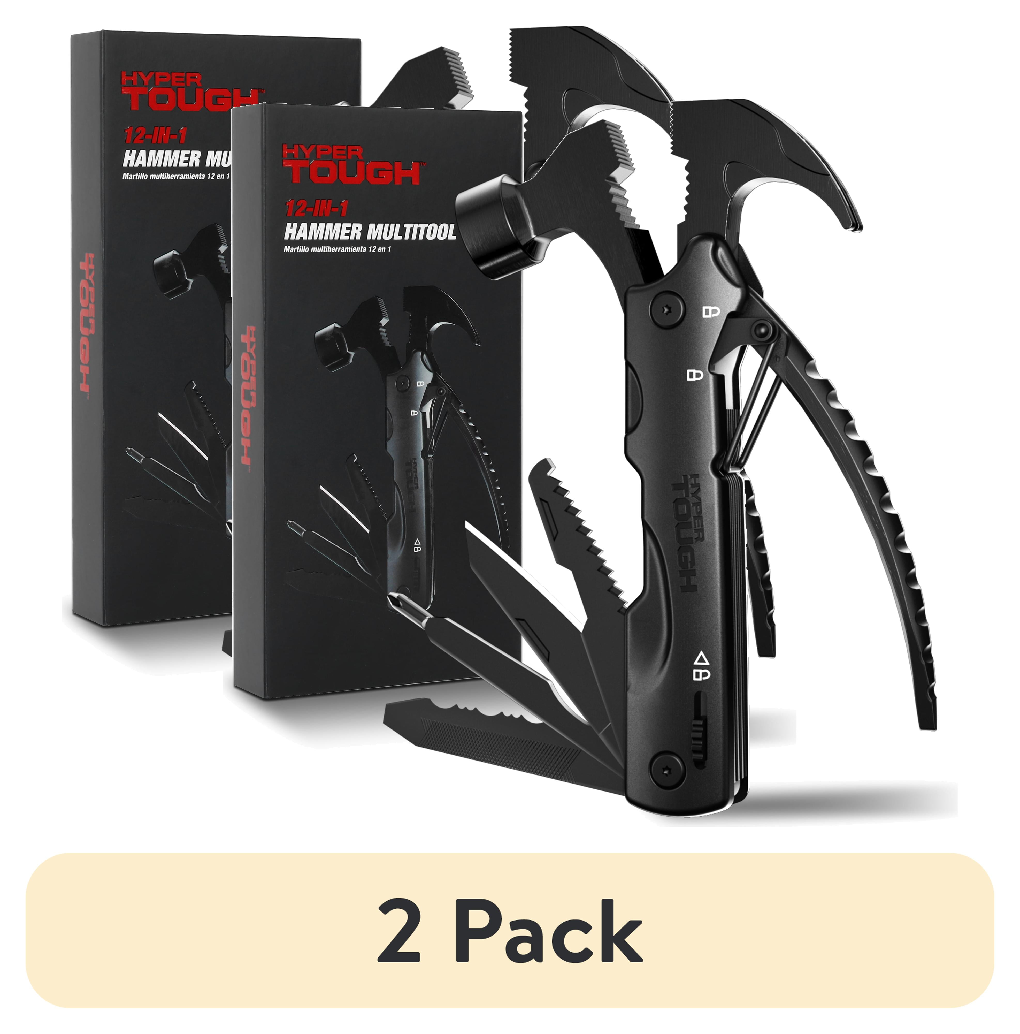 Hyper Tough 12-in-1 Hammer Multitool, Black, Model 42865 with Pliers and Screwdriver - Walmart.com