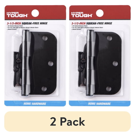 (2 pack) Hyper Tough 3-1/2 in. x 5/8 in. New Radius Oil Rubbed Bronze ...