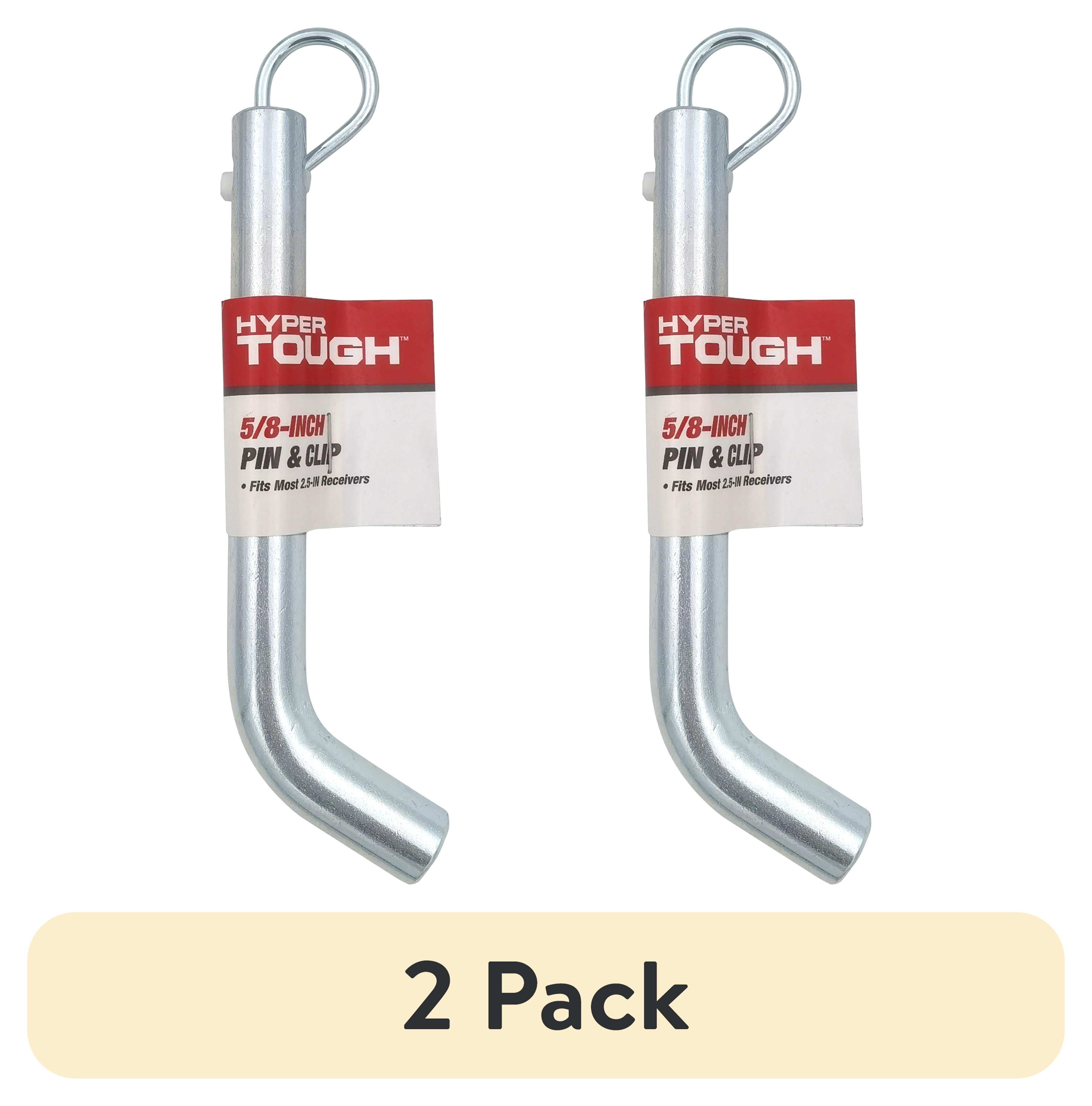 (2 pack) Hyper Tough 5/8 inch Hitch Pin and Clip, Galvanized, Class III ...