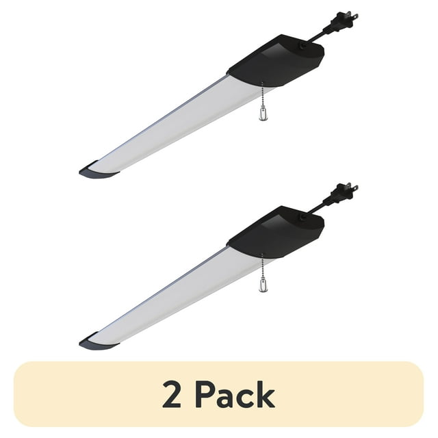 (2 pack) Hyper Tough 5500 Lumen 4ft Linkable LED Shop Light - Walmart.com