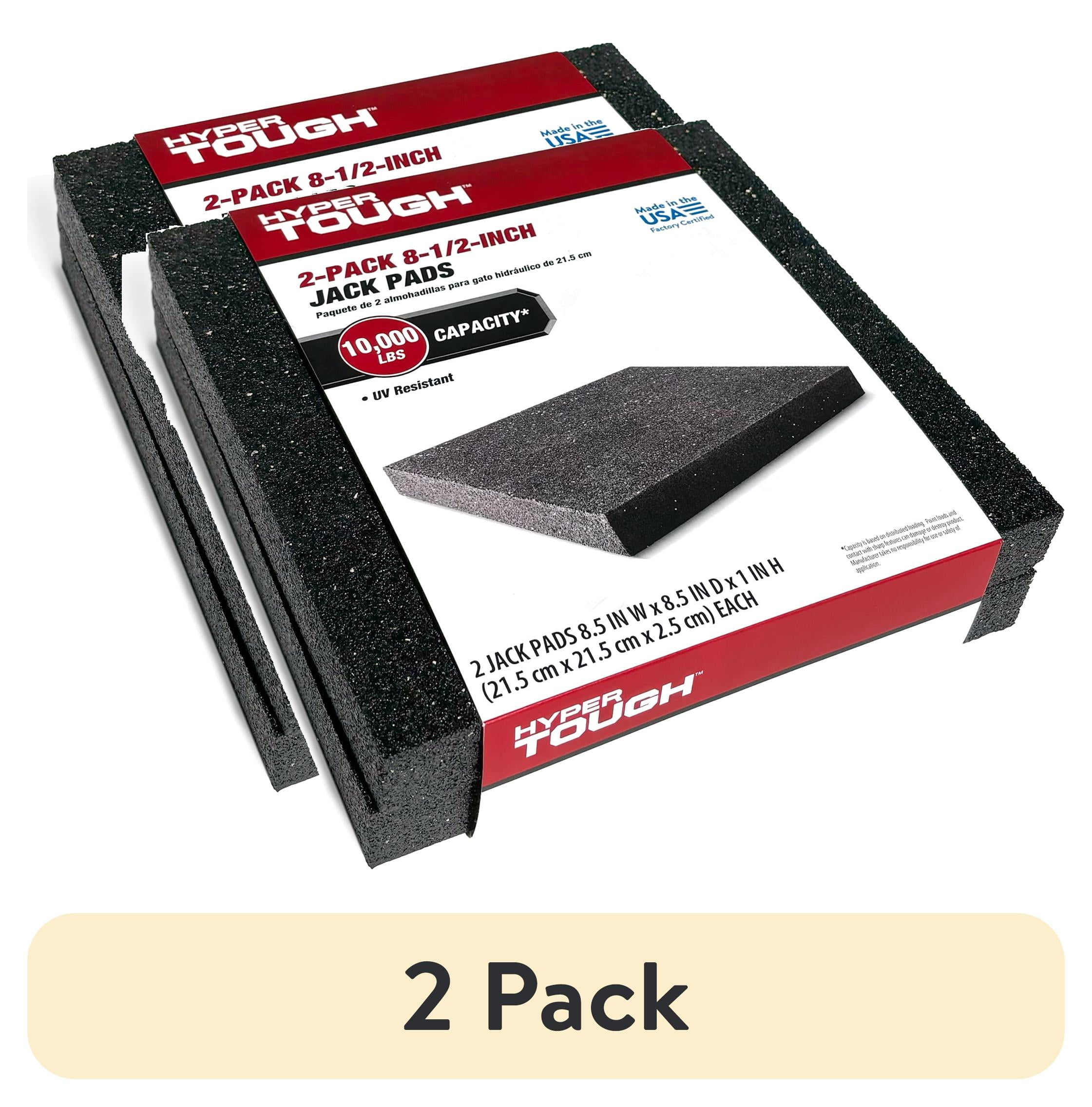 (2 pack) Hyper Tough 8.5" Jack Pad (2) - Walmart.com