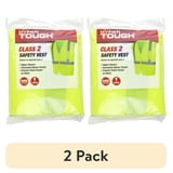 (2 pack) Hyper Tough ANSI Class 2 High Visibility Safety Vest, Size ...