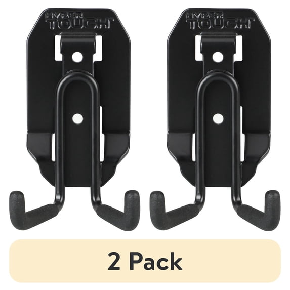 (2 pack) Hyper Tough Hyper Stack Compact Heavy Duty Steel Utility Hook ...