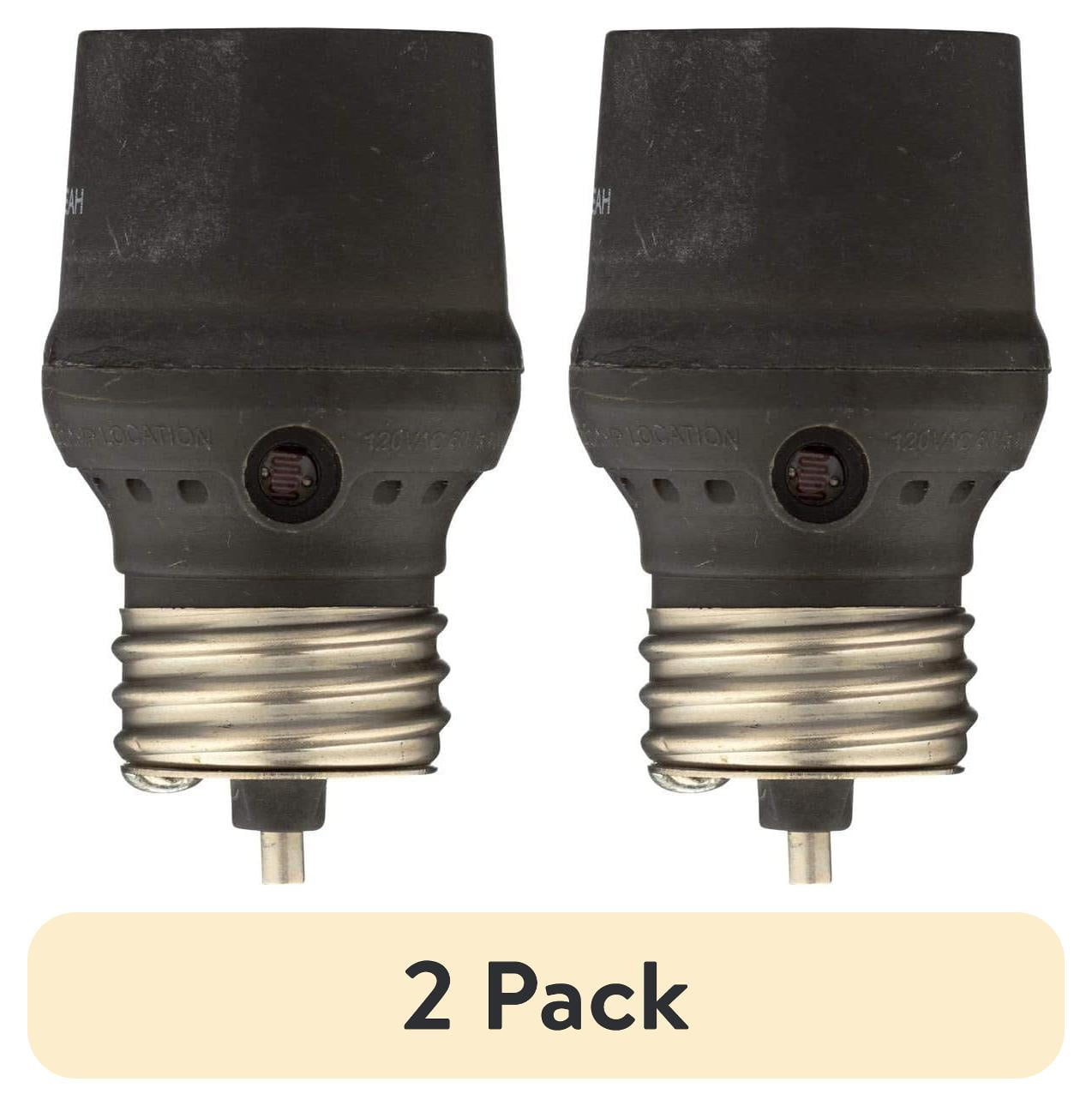 (2 pack) Hyper Tough Indoor/Outdoor Dusk to Dawn 100 Watt Light Bulb ...