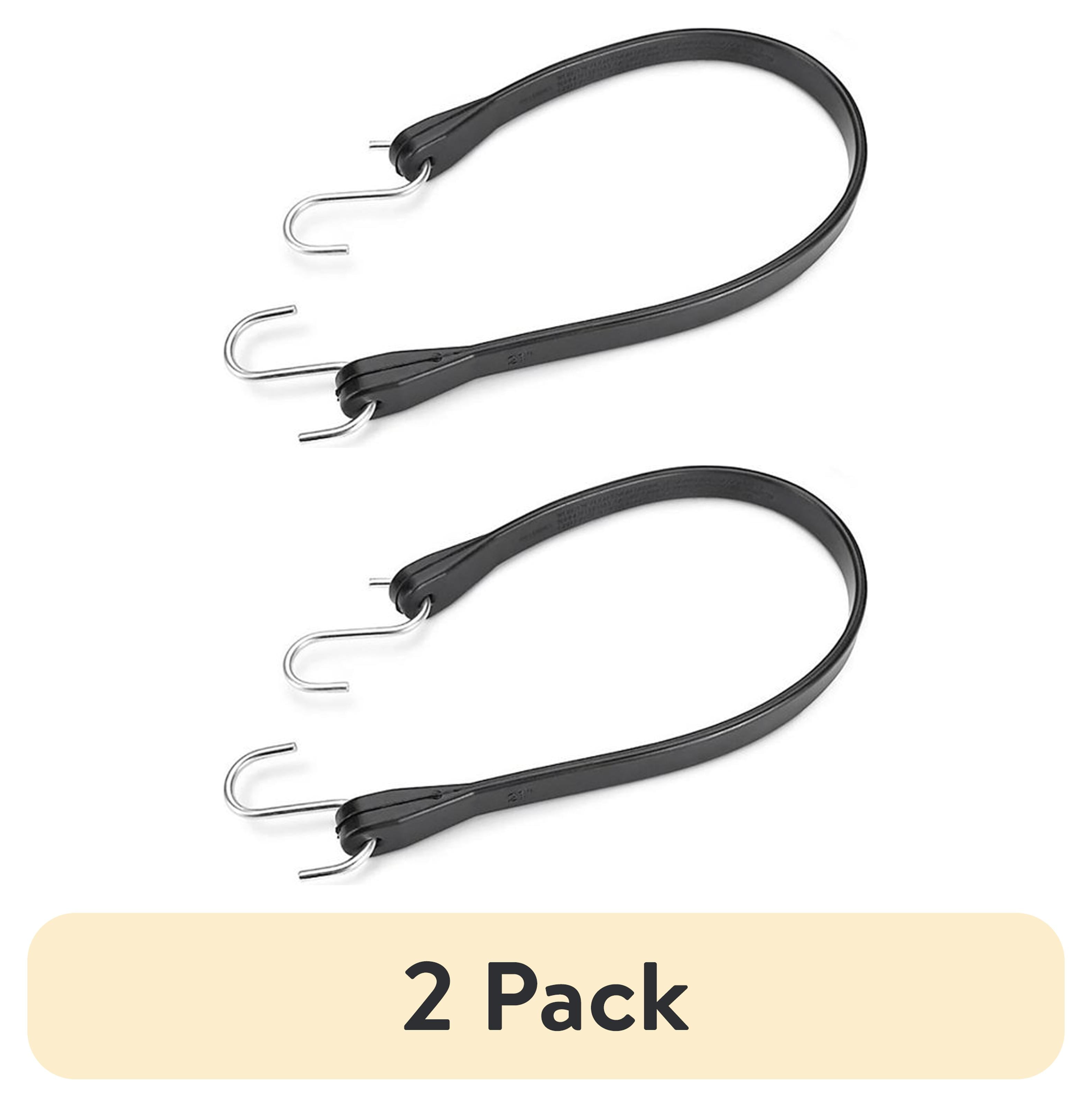 (2 pack) Hyper Tough, Rubber Strap Bungee Cords, 21", 1 Pack, 0.2 lb ...