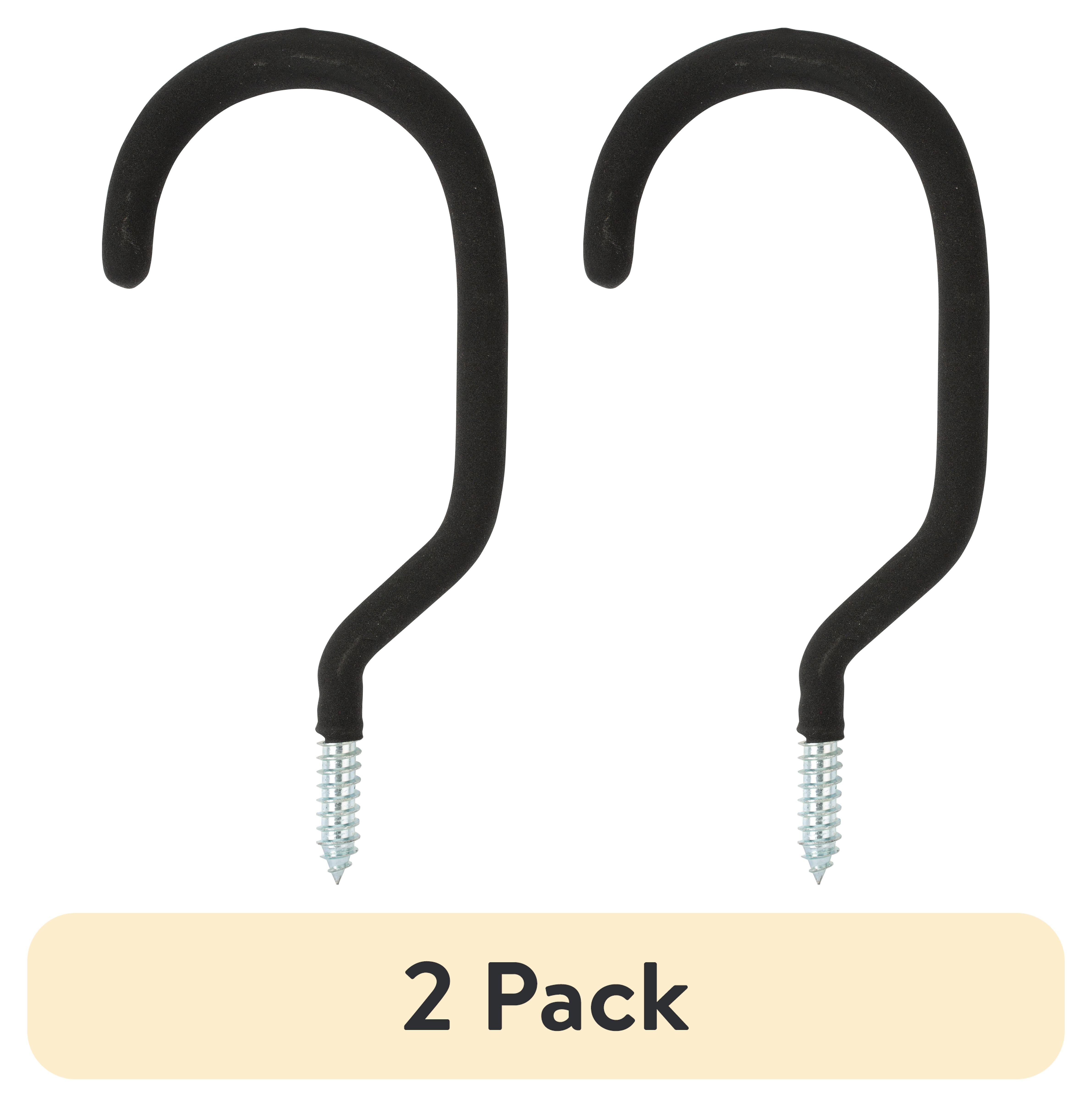 (2 pack) Hyper Tough Screwin Heavy Duty Steel Garage Bicycle Hook ...
