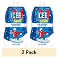 (2 pack) Icee Slush Blue Raspberry Freeze & Squeeze Drink Pouch, 6 fl ...