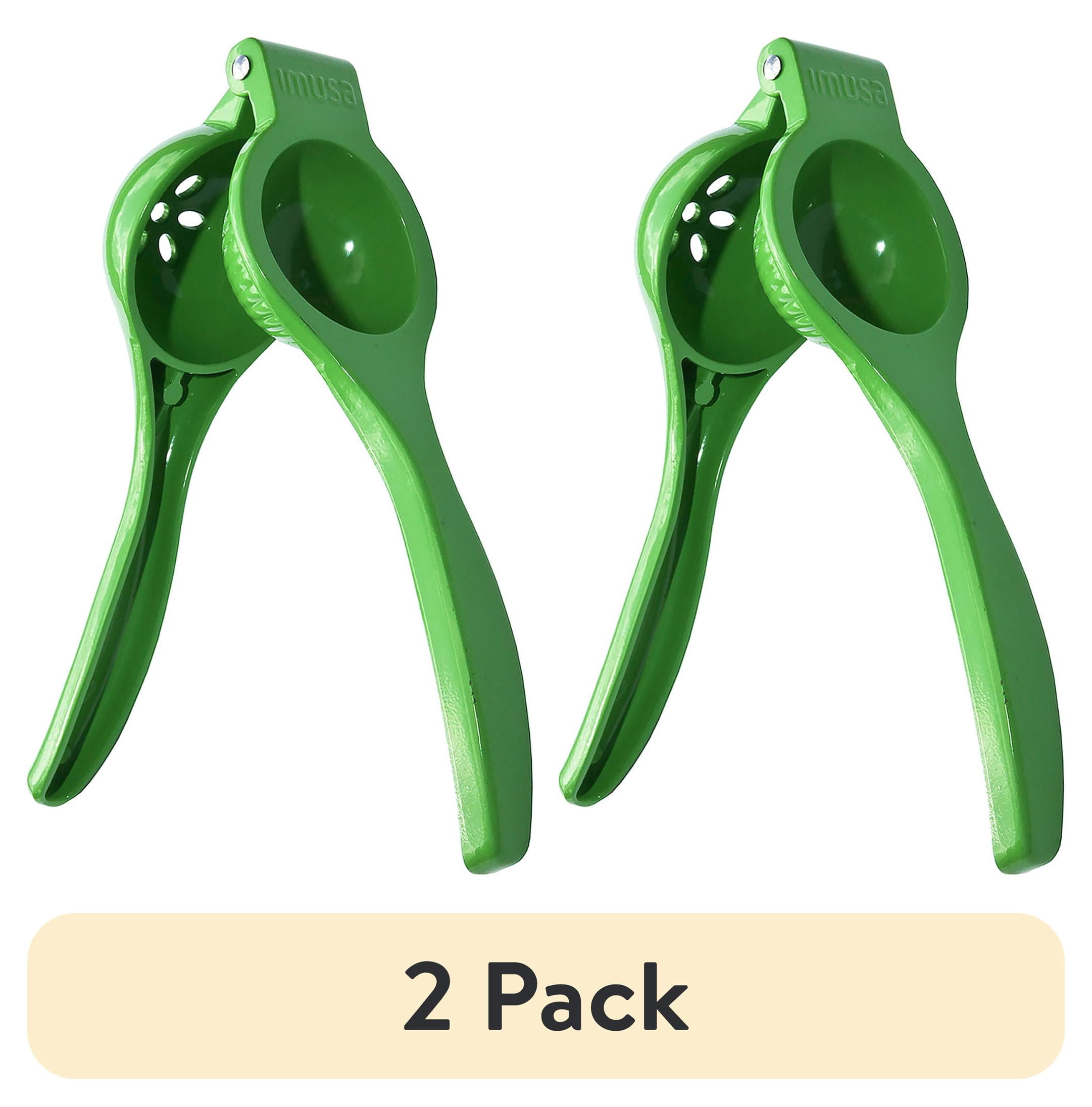 (2 pack) IMUSA Cast Aluminum Lime Squeezer, Green - Walmart.com