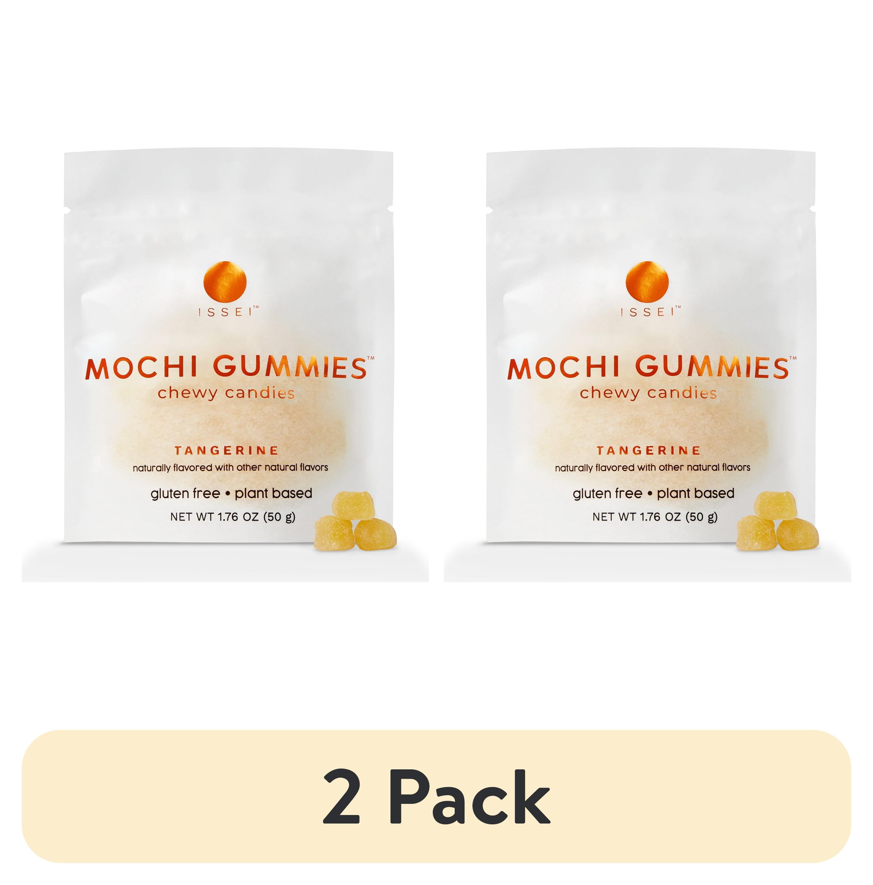 (2 pack) ISSEI Tangerine Mochi Gummies Chewy Candies with Natural ...