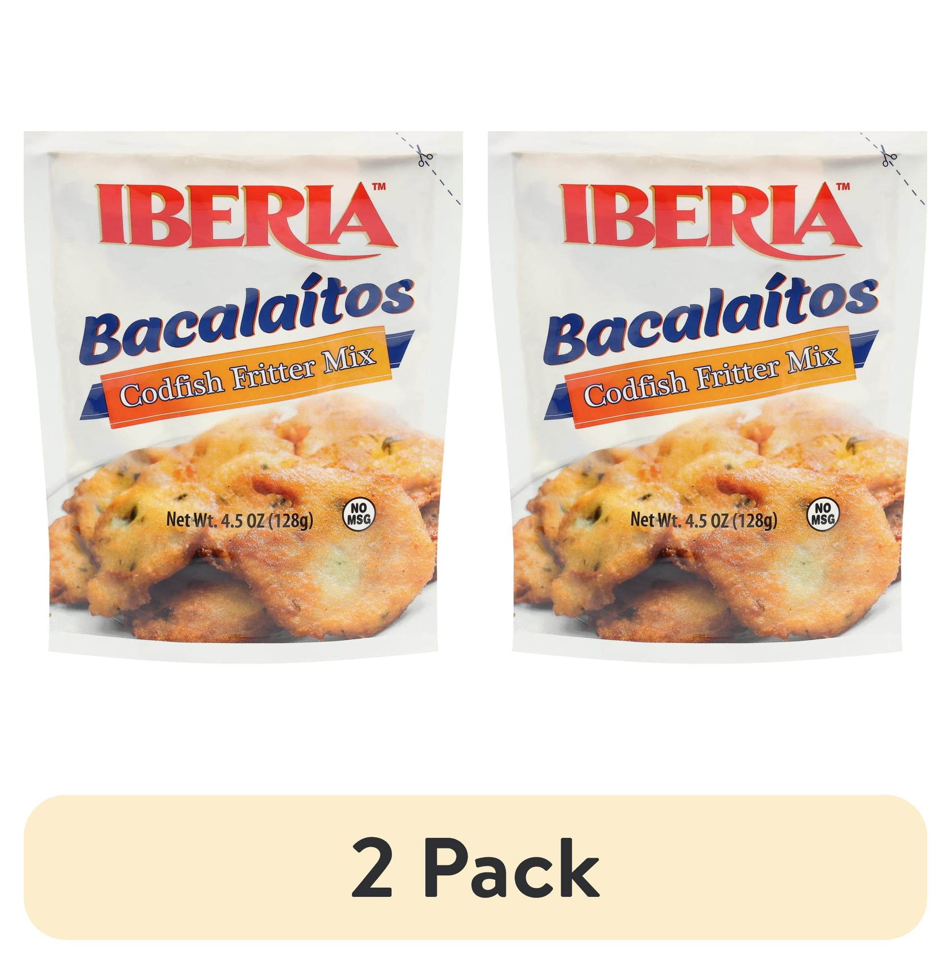 (2 pack) Iberia Codfish Fritter Mix, 4.5 oz - Walmart.com