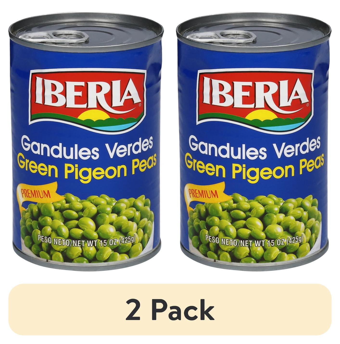 (2 pack) Iberia Premium Green Pigeon Peas 15 oz - Walmart.com