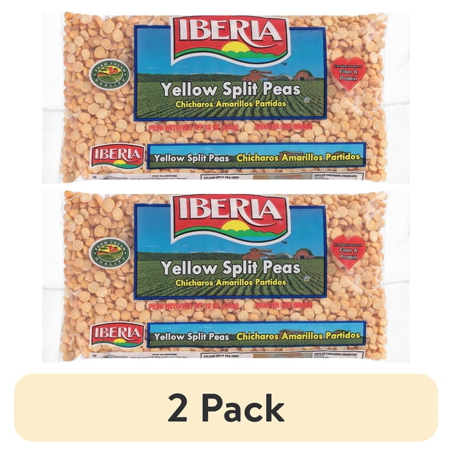 (2 pack) Iberia Yellow Split Peas 12 oz - Walmart.com