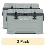 Free Shipping! Igloo Overland 50 QT Adventure Ice Chest Cooler, Green, 2 Pack, Camping Outdoors ...