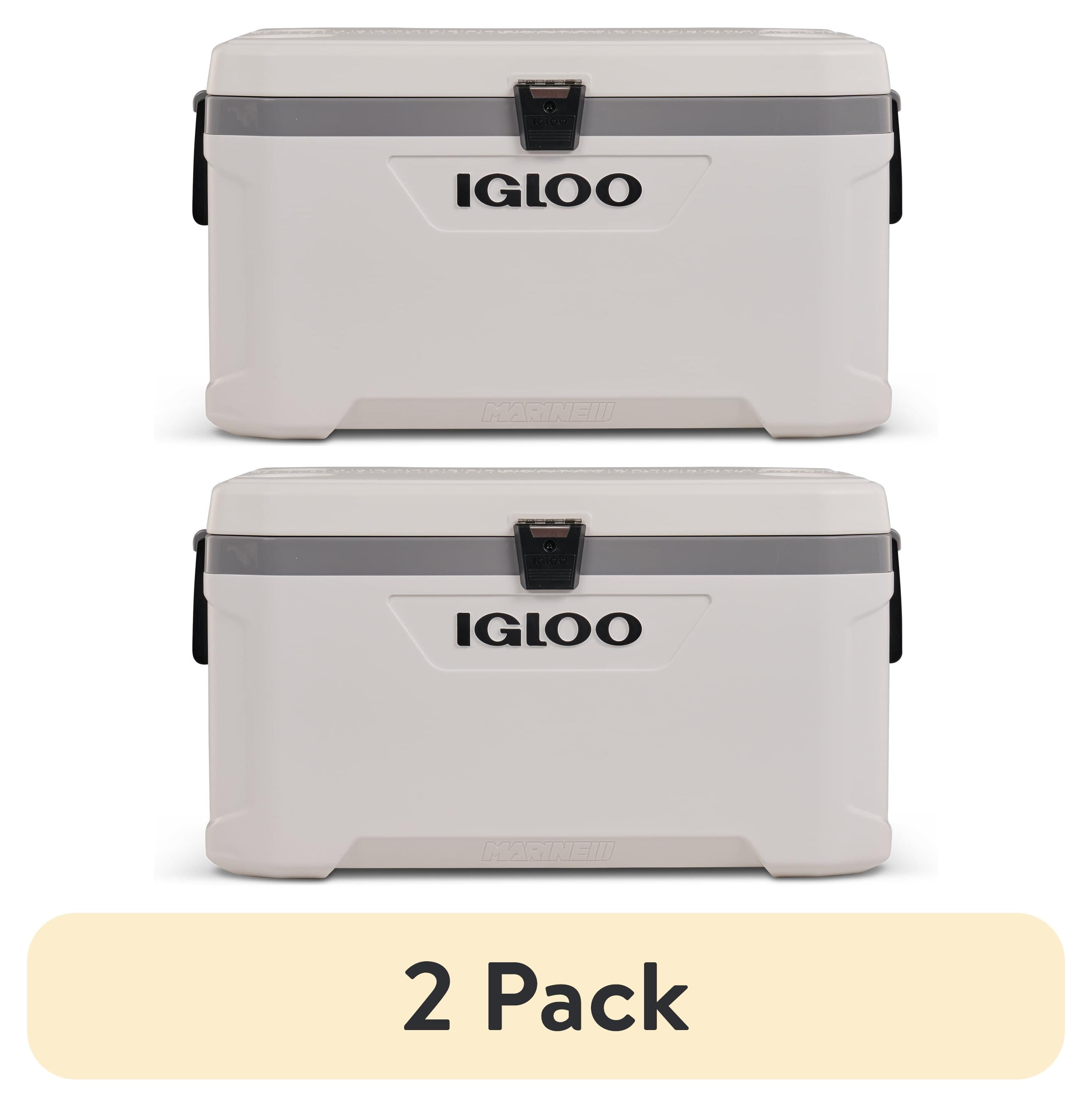 (2 pack) Igloo 70 Qt Latitude Marine Ultra, White and Moonscape ...