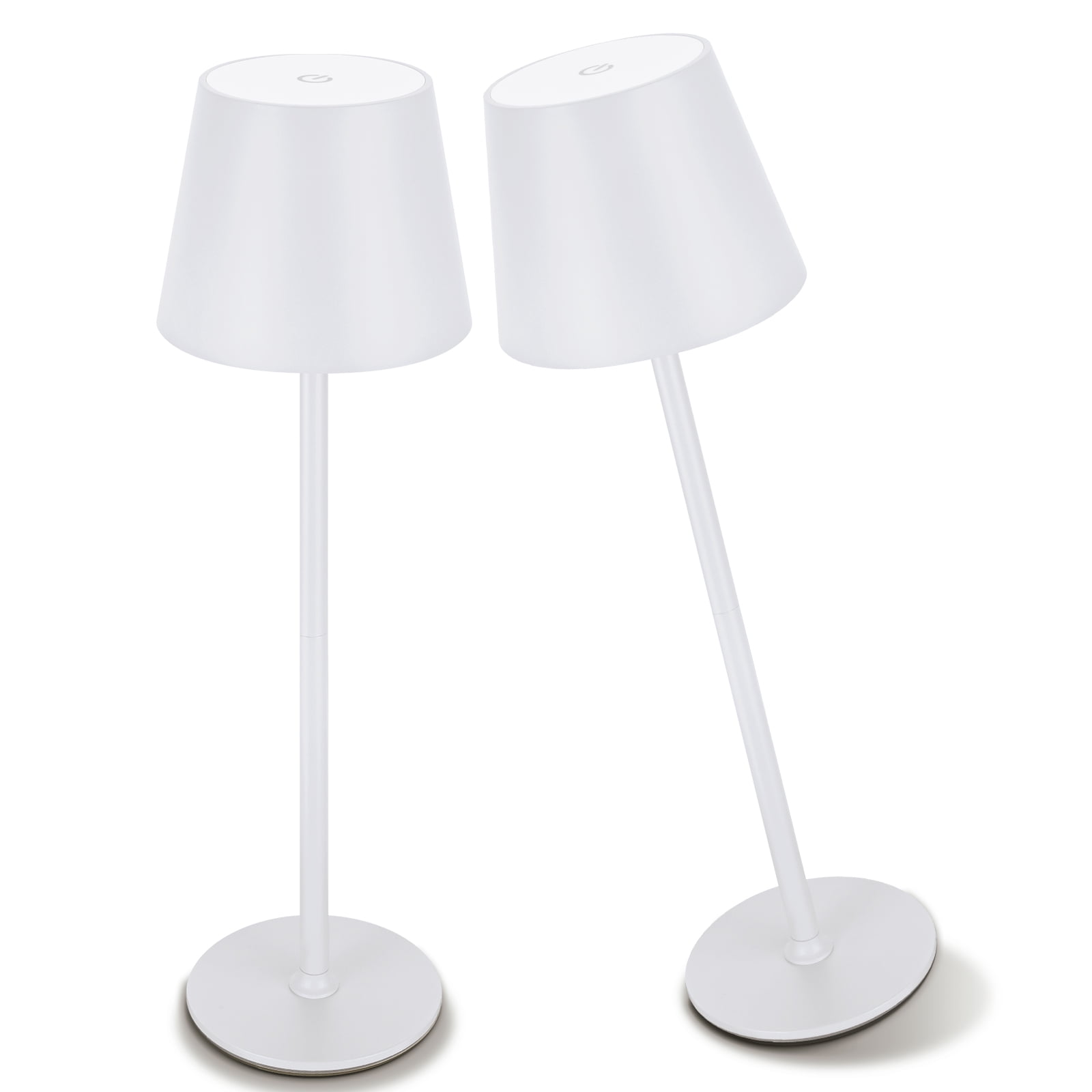 (2 pack) Ikfashoni Cordless Rechargeable 15" Table Lamps, 3 Levels ...