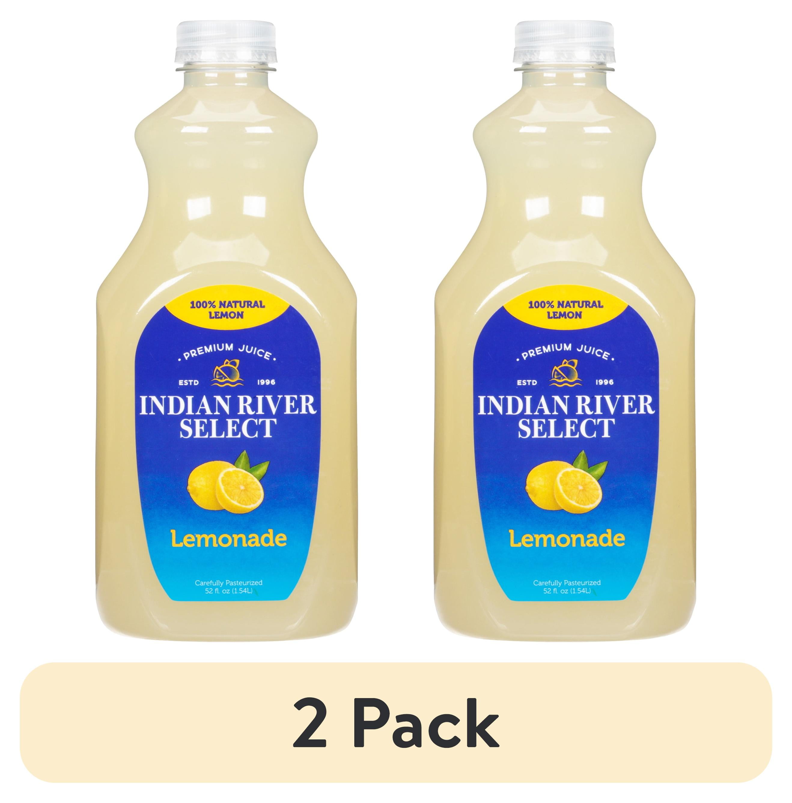 (2 pack) Indian River Select Premium Juice, Lemonade, 52 oz - Walmart.com