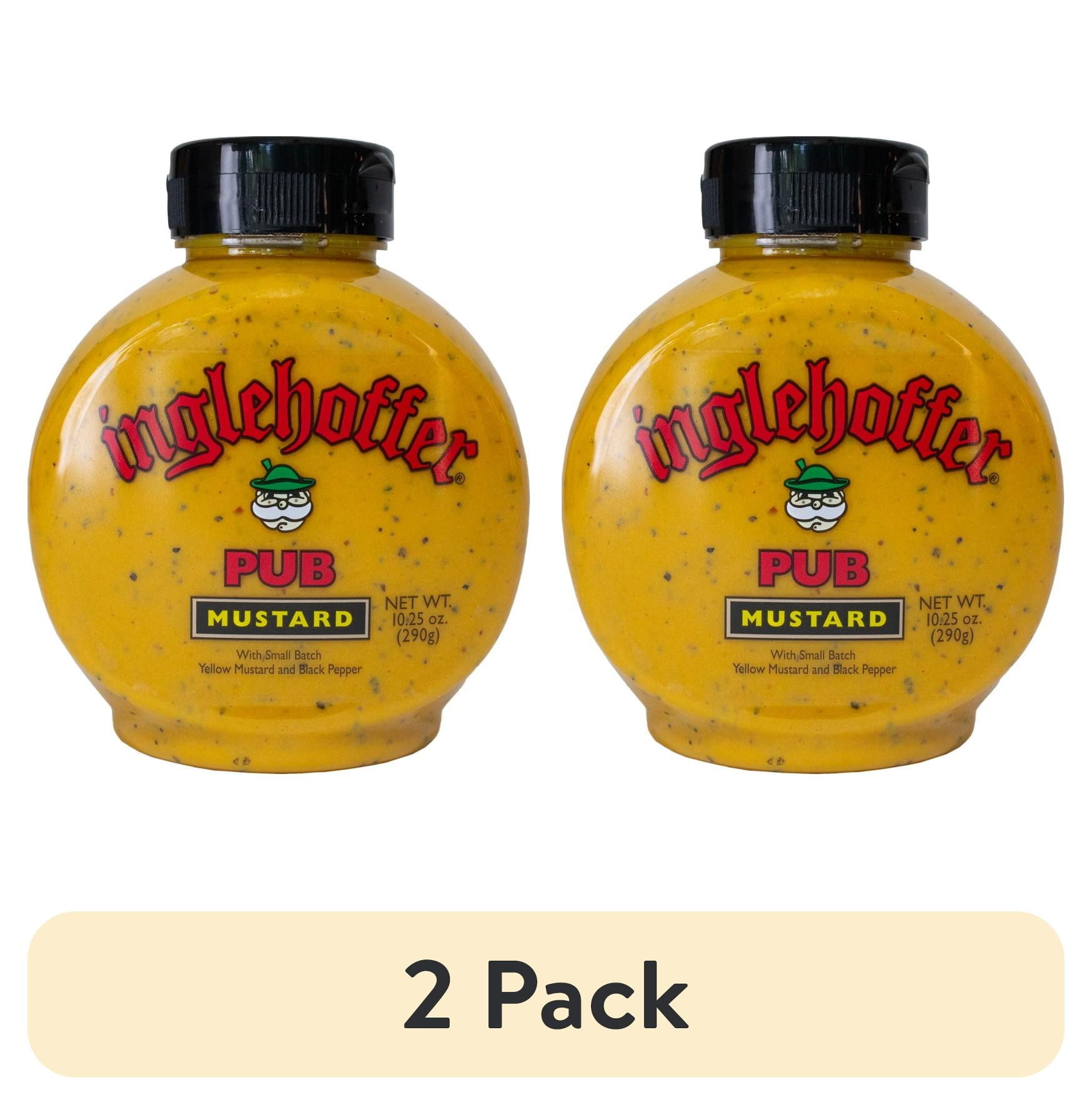 (2 pack) Inglehoffer Pub Style Yellow Mustard, 10.25 oz - Walmart.com