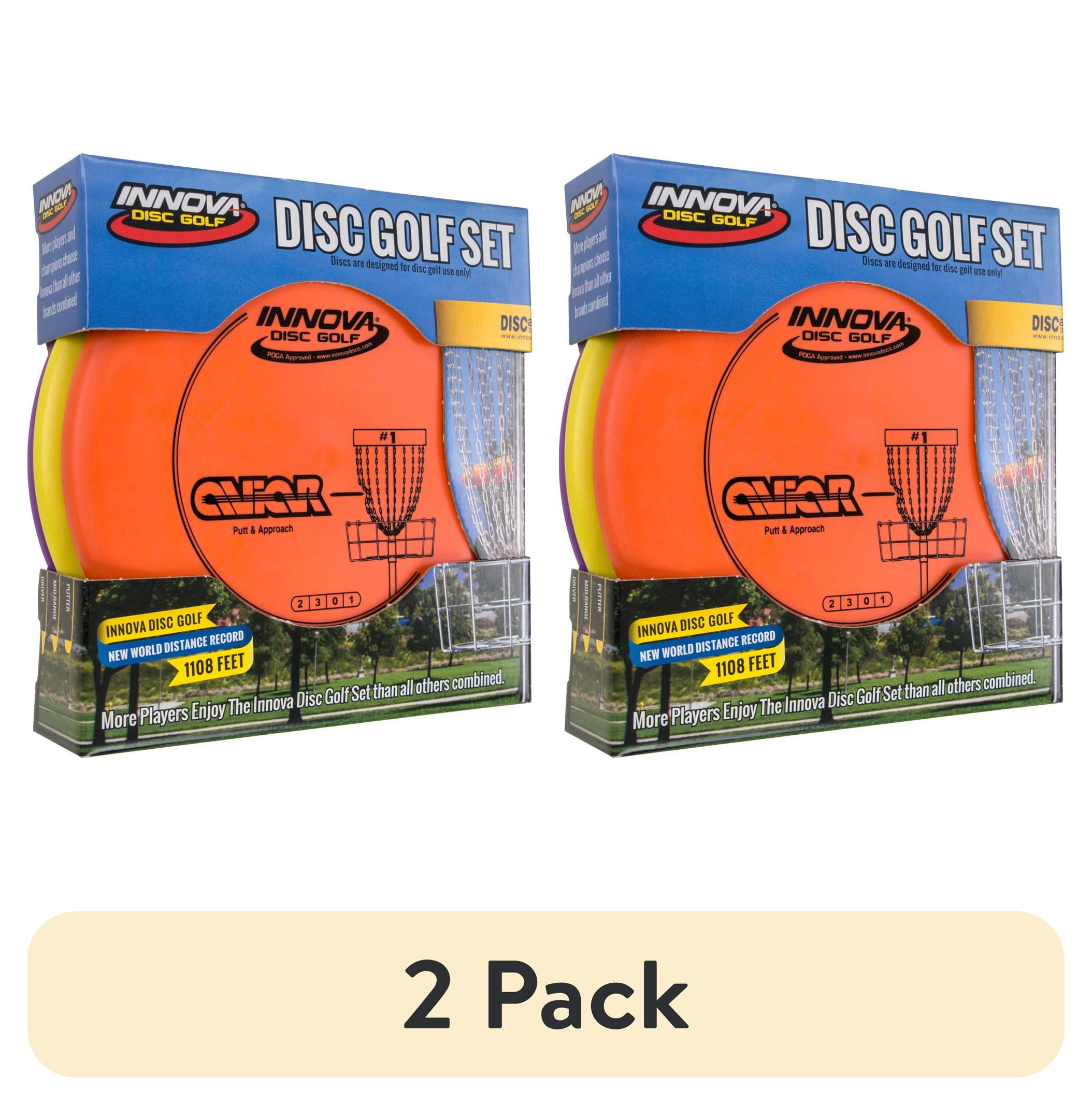 Innova Disc Golf 3-Disc Set - Ideal for Beginners - Plastic - Walmart.com
