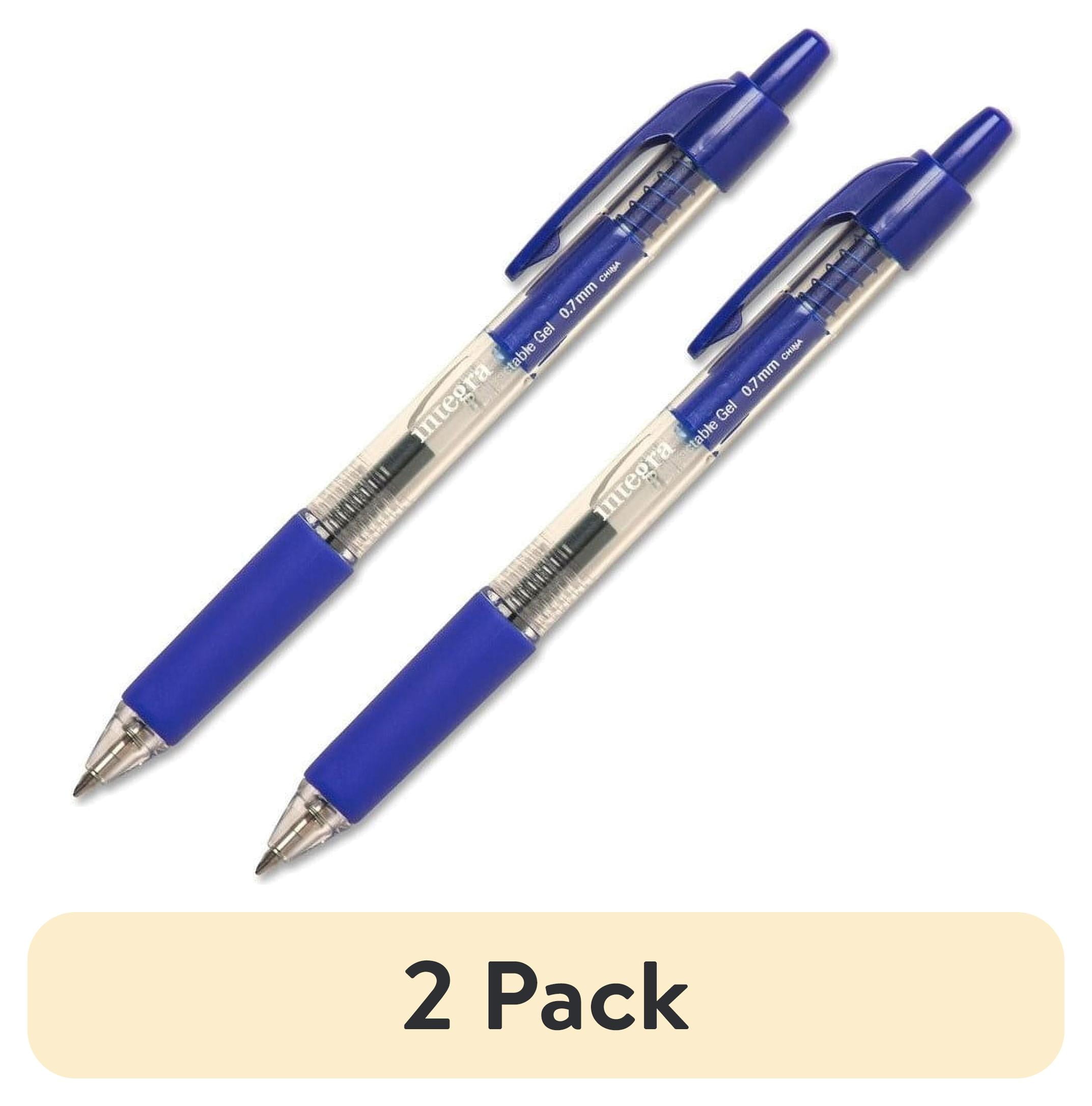 (2 pack) Integra Retractable Gel Ink Pen (Set of 12) - Walmart.com