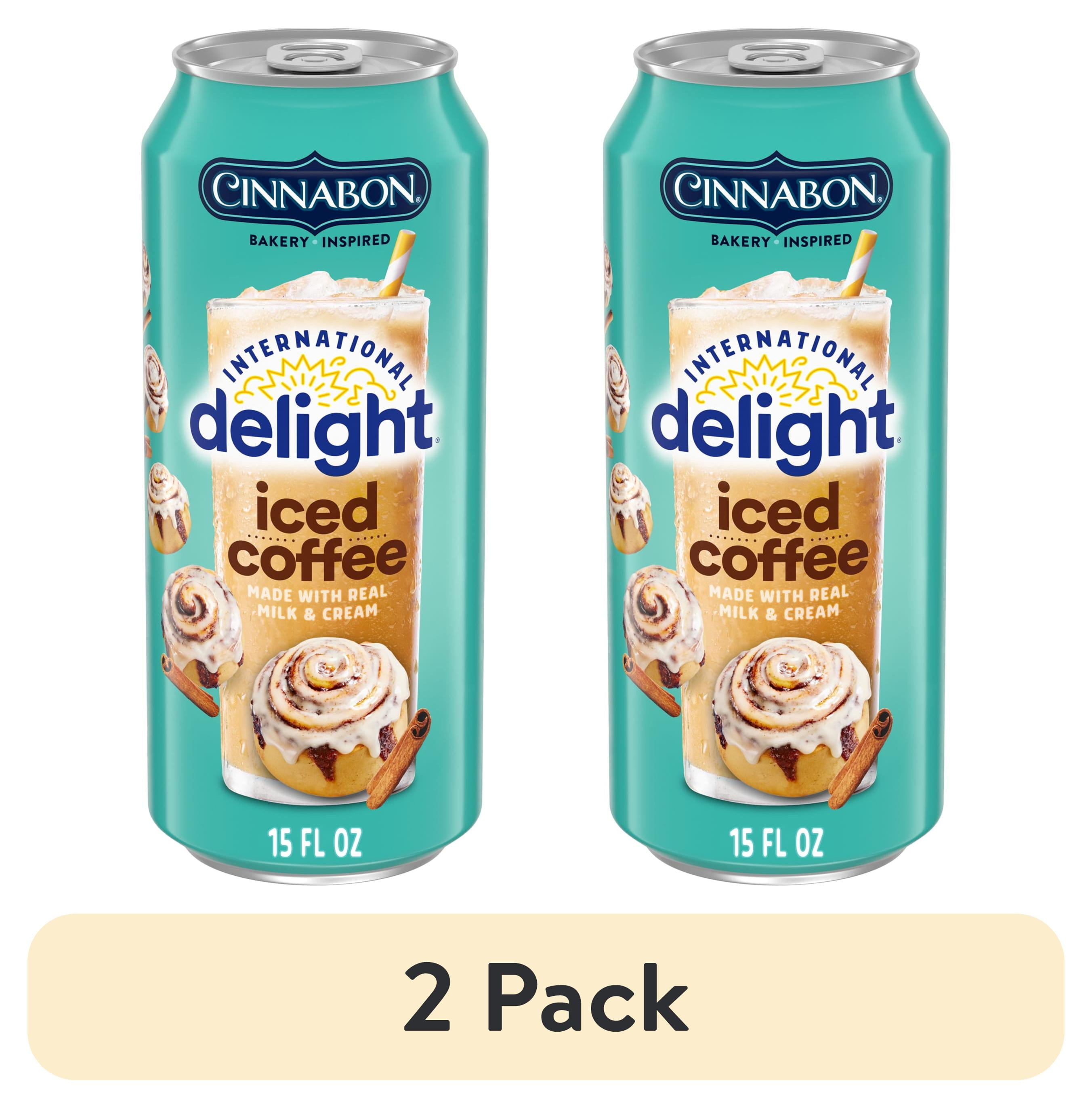 (2 pack) International Delight Cinnabon(R) Iced Coffee, 15 fl oz ...