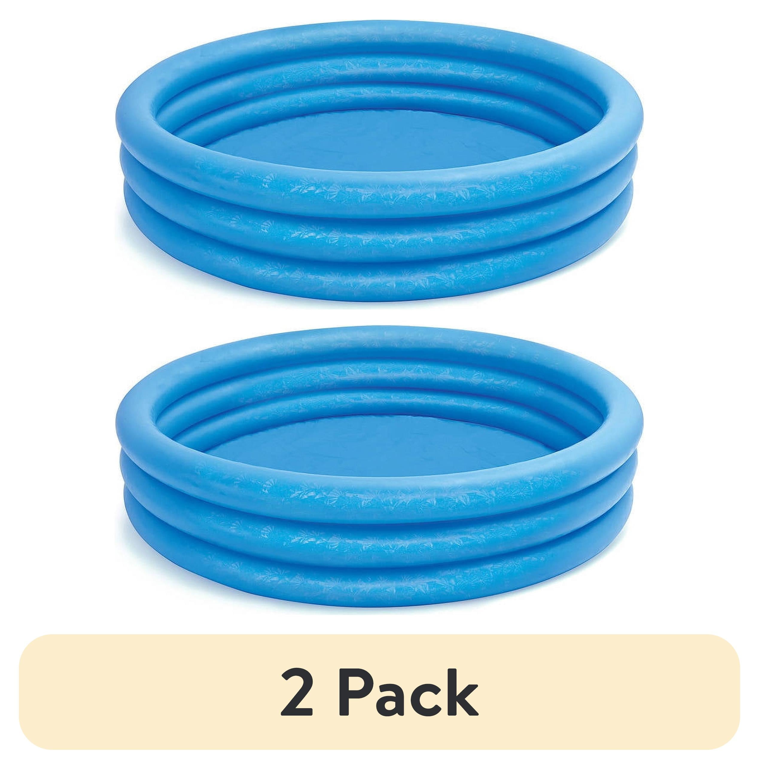 (2 pack) Intex Crystal Blue Inflatable Pool, 58" x 13" - Walmart.com