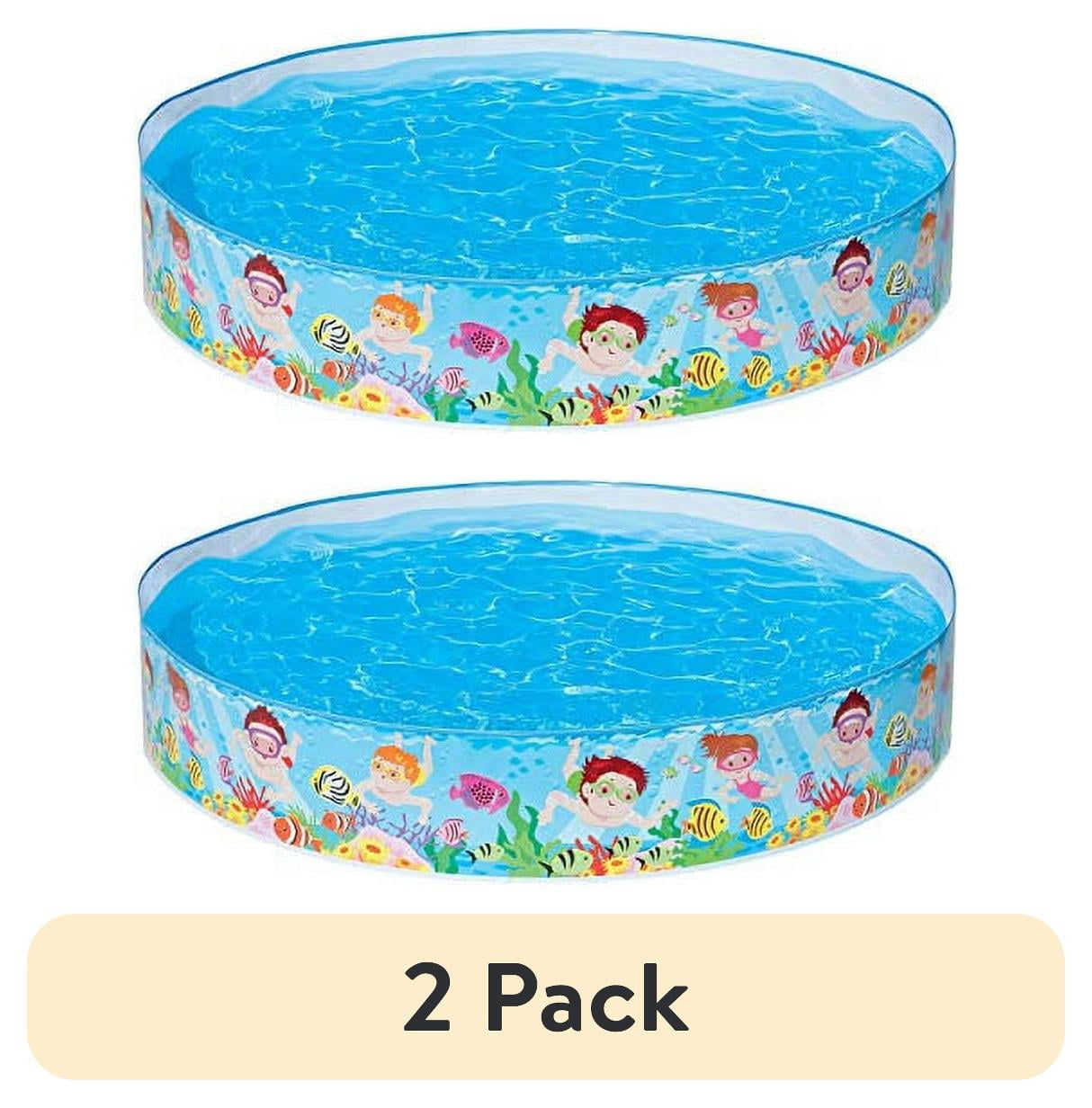 (2 pack) Intex Inflatable Snapset Pool - 5'X10" (Style May Vary ...
