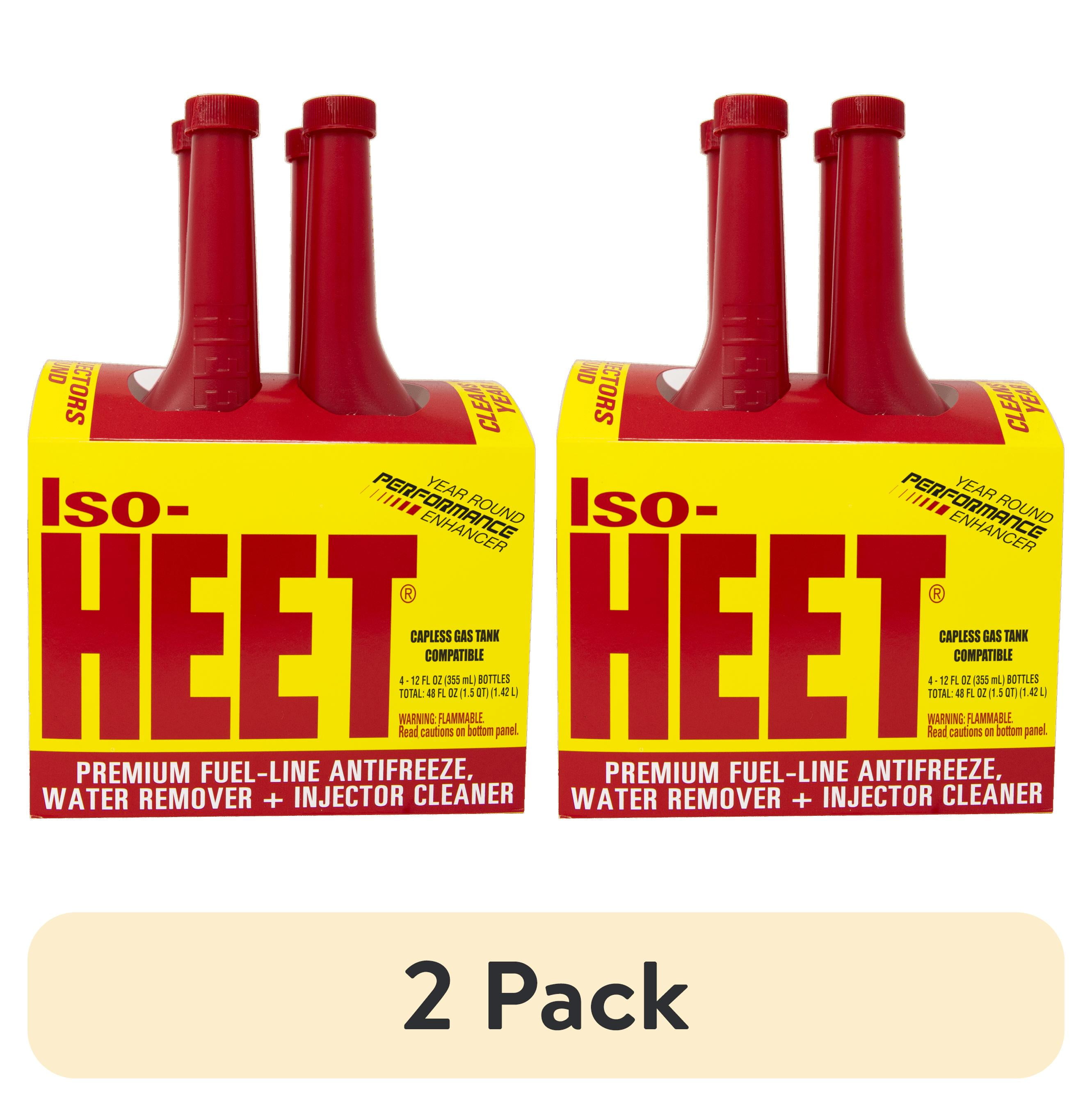 (2 pack) Iso-HEET Water Remover & Premium Fuel Line Antifreeze ...