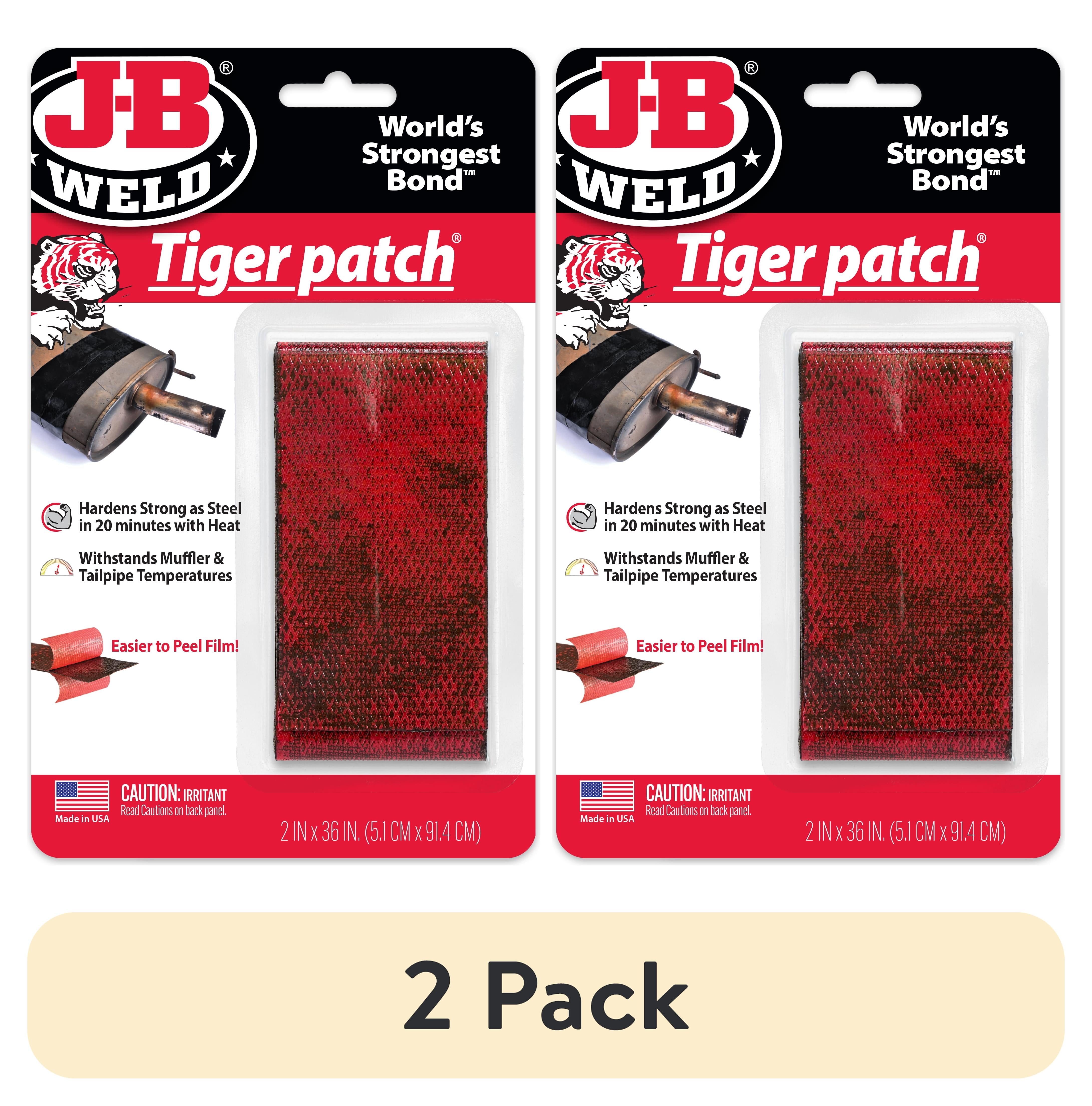 (2 pack) J-B Weld Tiger Automotive Patch SRP 8 Pcs. Inner pack ...