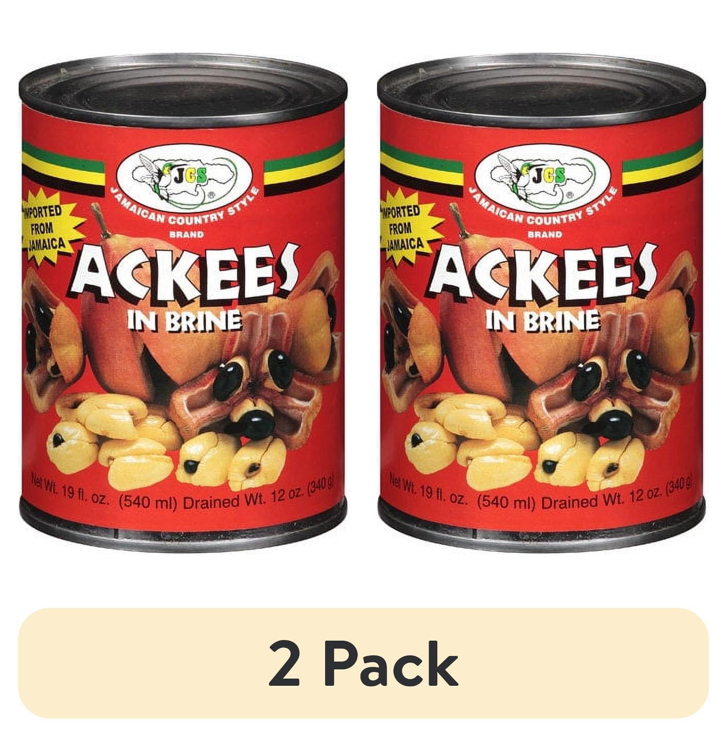 (2 pack) JCS Jamaican Country Style Ackees In Brine, 19 fl oz - Walmart.com