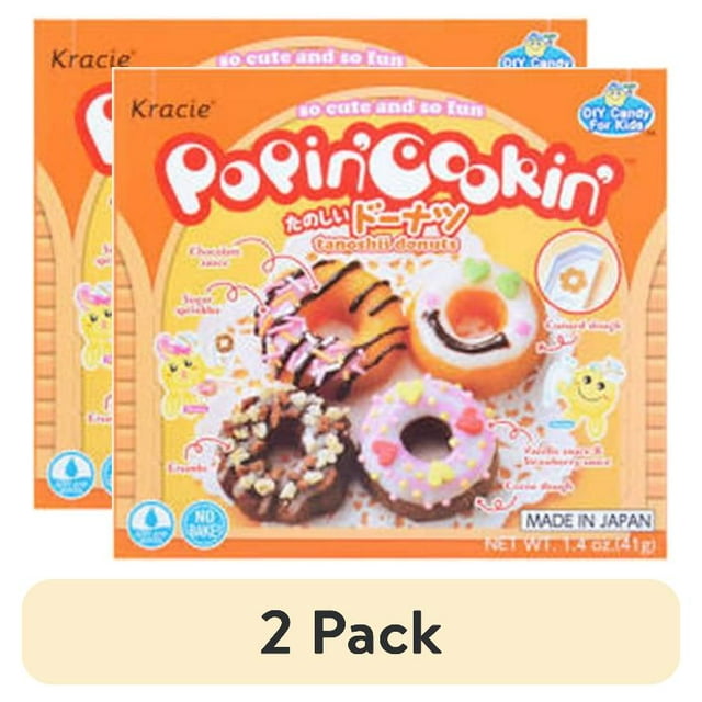 (2 pack) JFC International Kracie Popin' Cookin' Tanoshii Donuts, 1.4 oz - Walmart.com