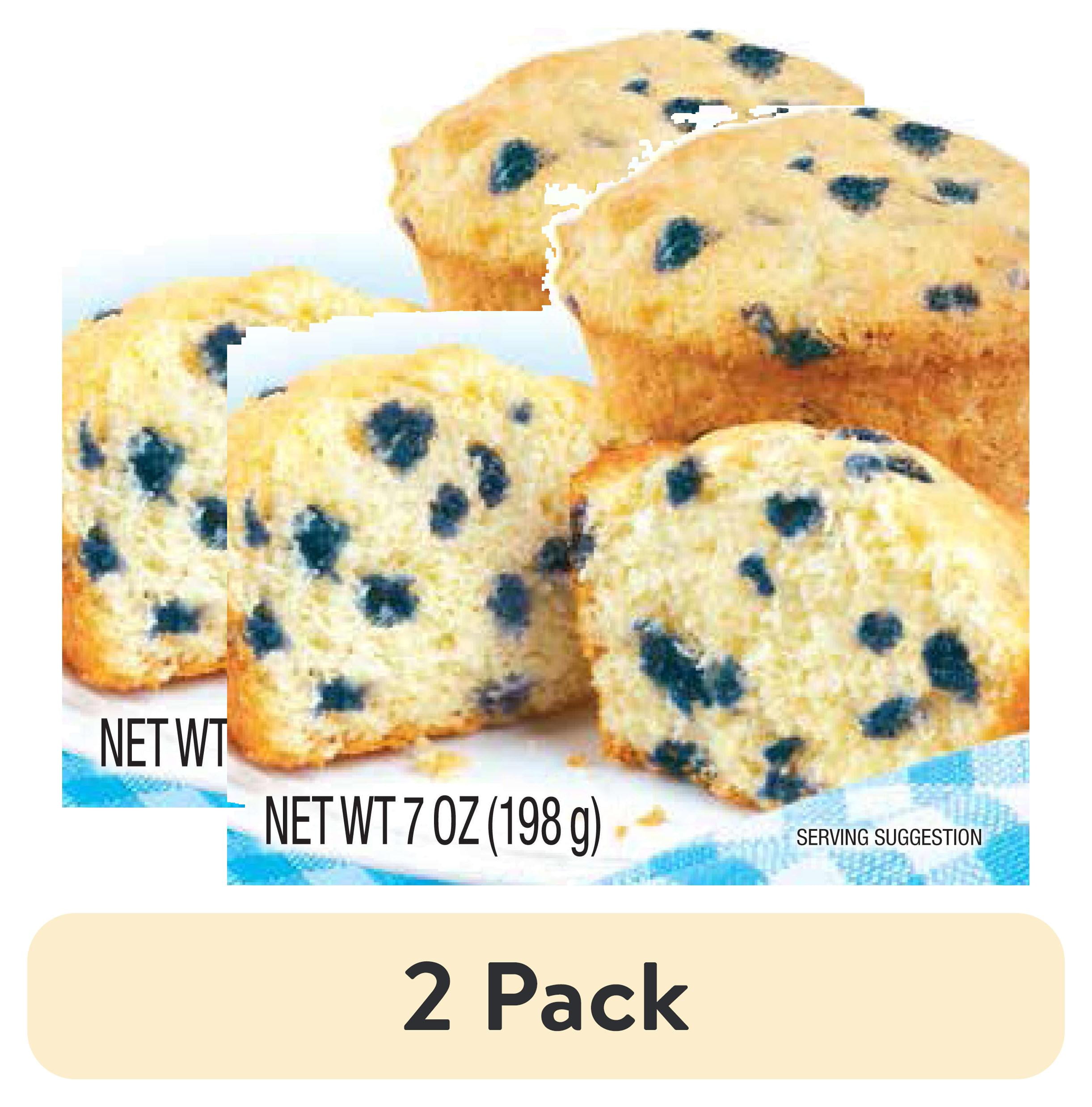 (2 pack) JIFFY Blueberry Muffin Mix 7 OZ Box - Walmart.com