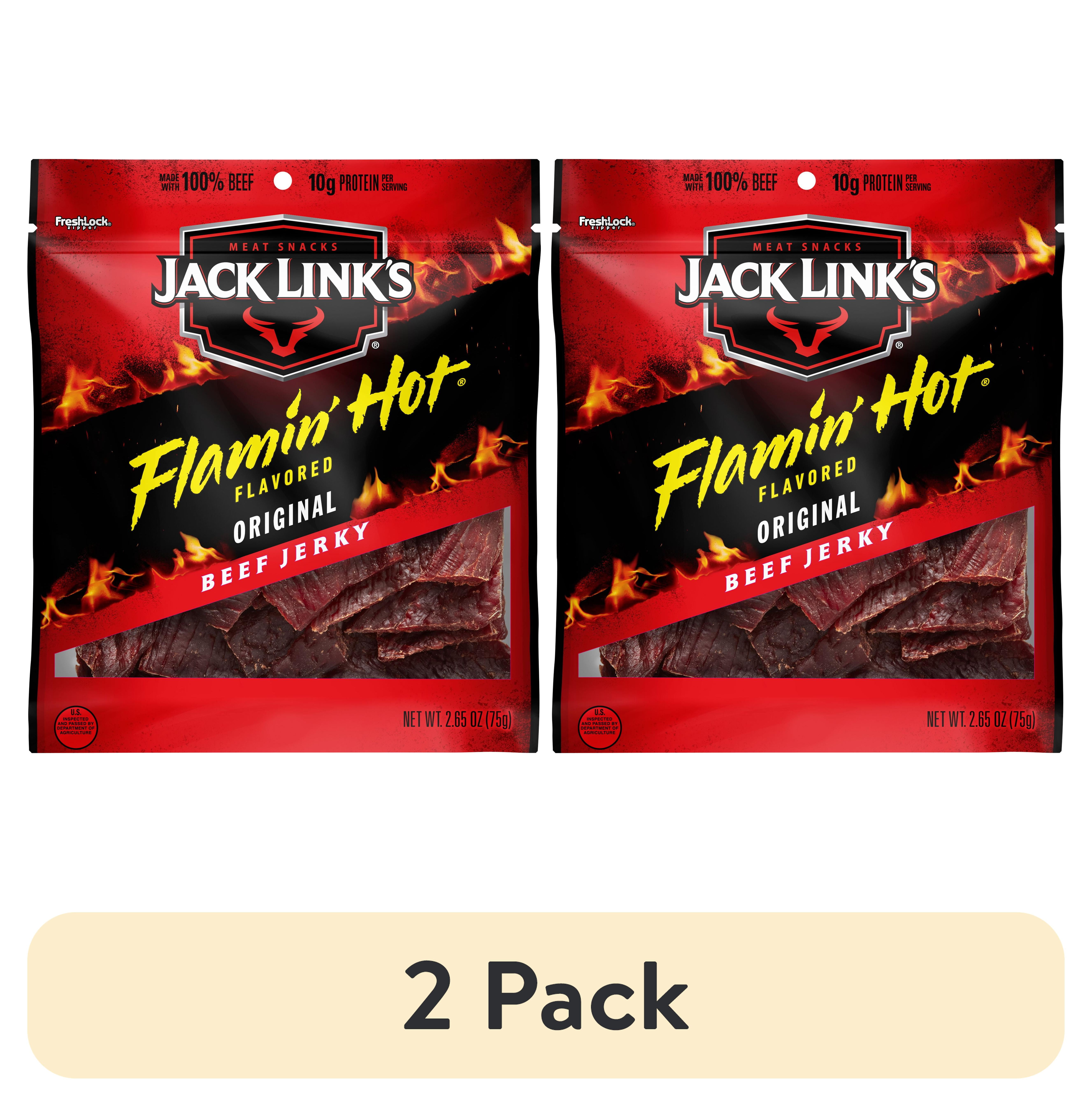 (2 pack) Jack Link’s® Flamin’ Hot® Flavored Original Beef Jerky, 2.65 ...