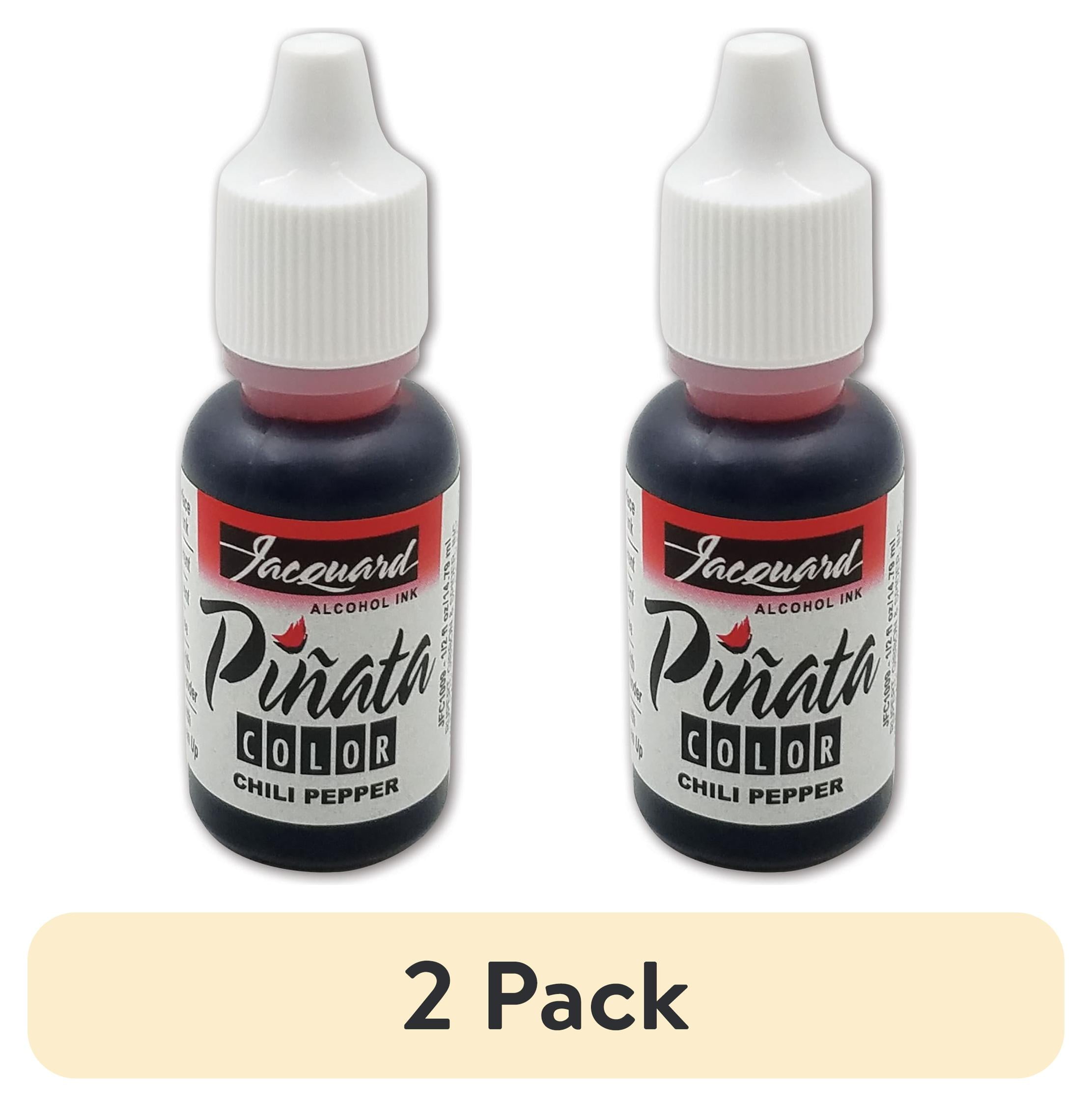 (2 pack) Jacquard Pinata Alcohol Ink, 1/2 oz., Chile Pepper - Walmart.com