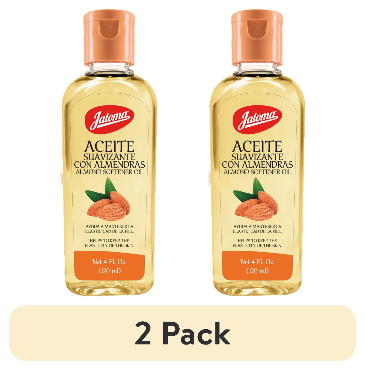 (2 pack) Jaloma Almond Oil, Skin Softener and Moisturizer, All Skin ...