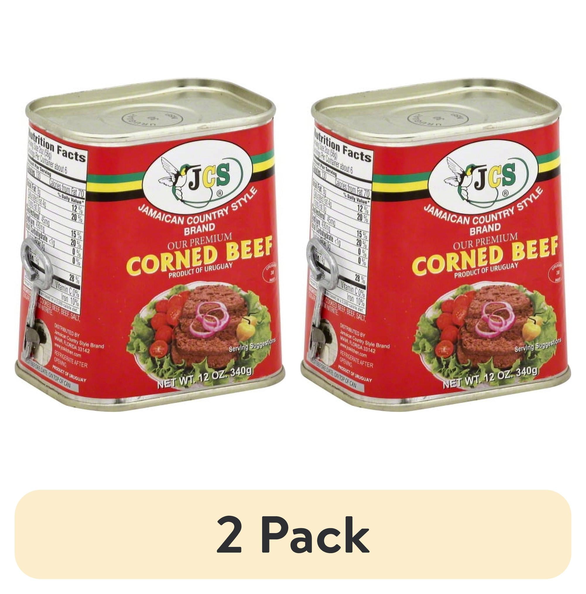 (2 pack) Jamaican Country Style Corned Beef - Walmart.com