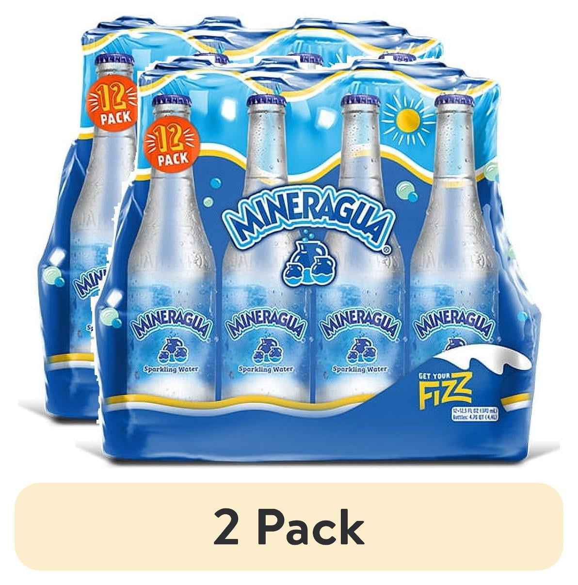 (2 pack) Jarritos Mineragua Sparkling Water, 12.5 fl oz Glass Bottle ...