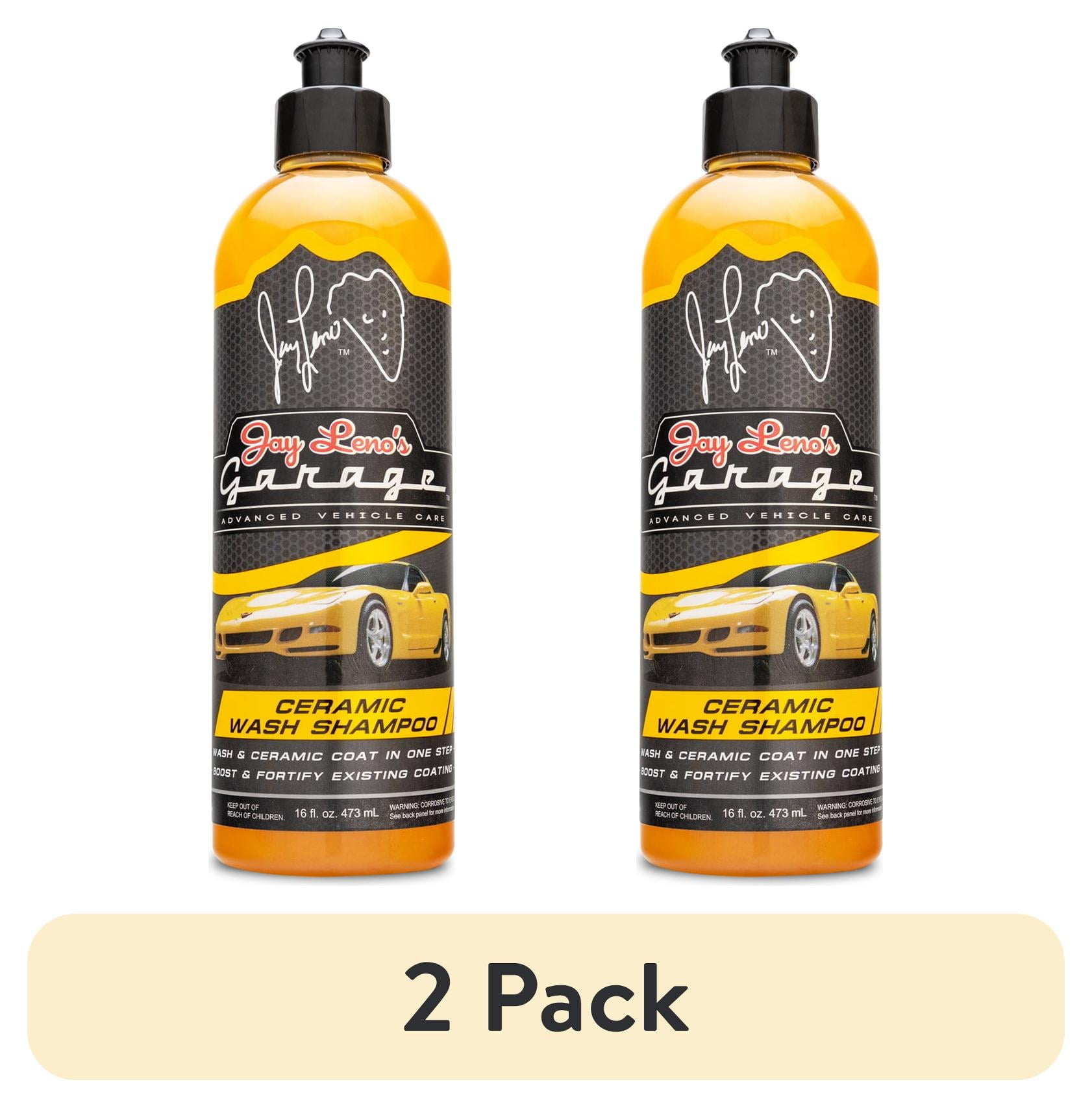 (2 pack) Jay Leno's Garage Ceramic Car Wash Shampoo (16 oz) - Clean ...
