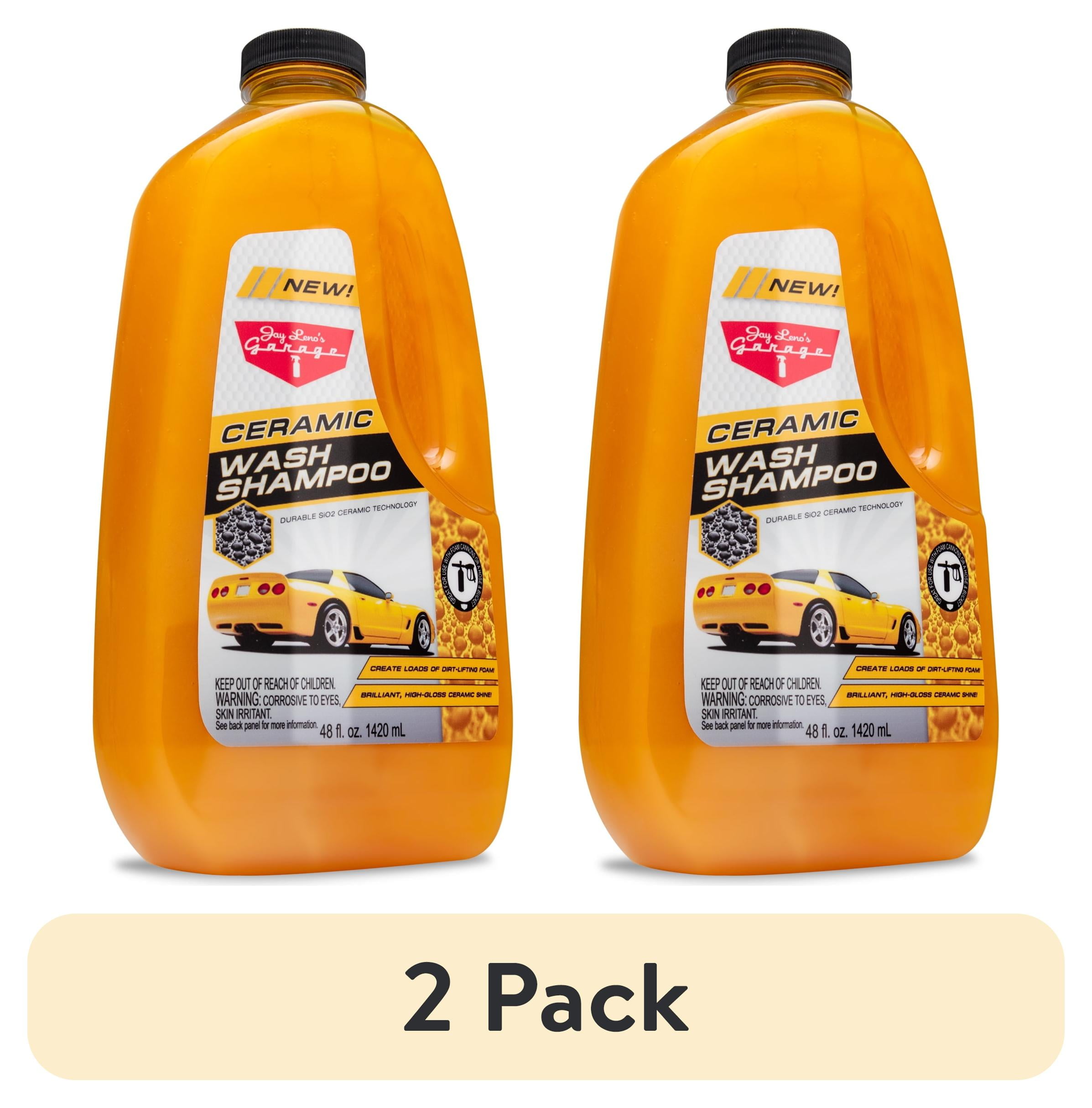 (2 pack) Jay Leno's Garage Ceramic Wash Shampoo (48 oz) - Clean ...