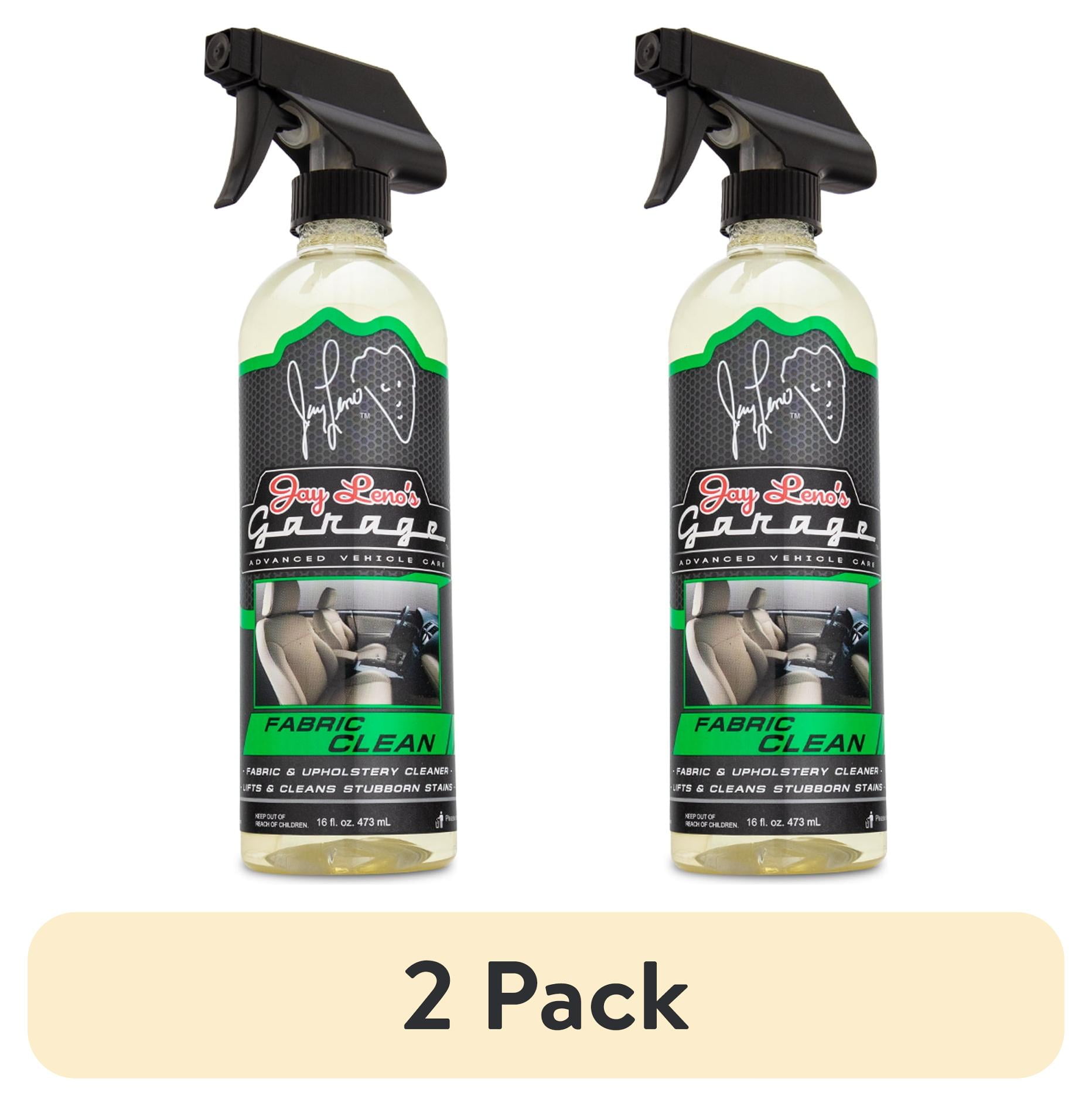 (2 pack) Jay Leno's Garage Fabric Clean (16 oz) - Cleans Car Cloth ...