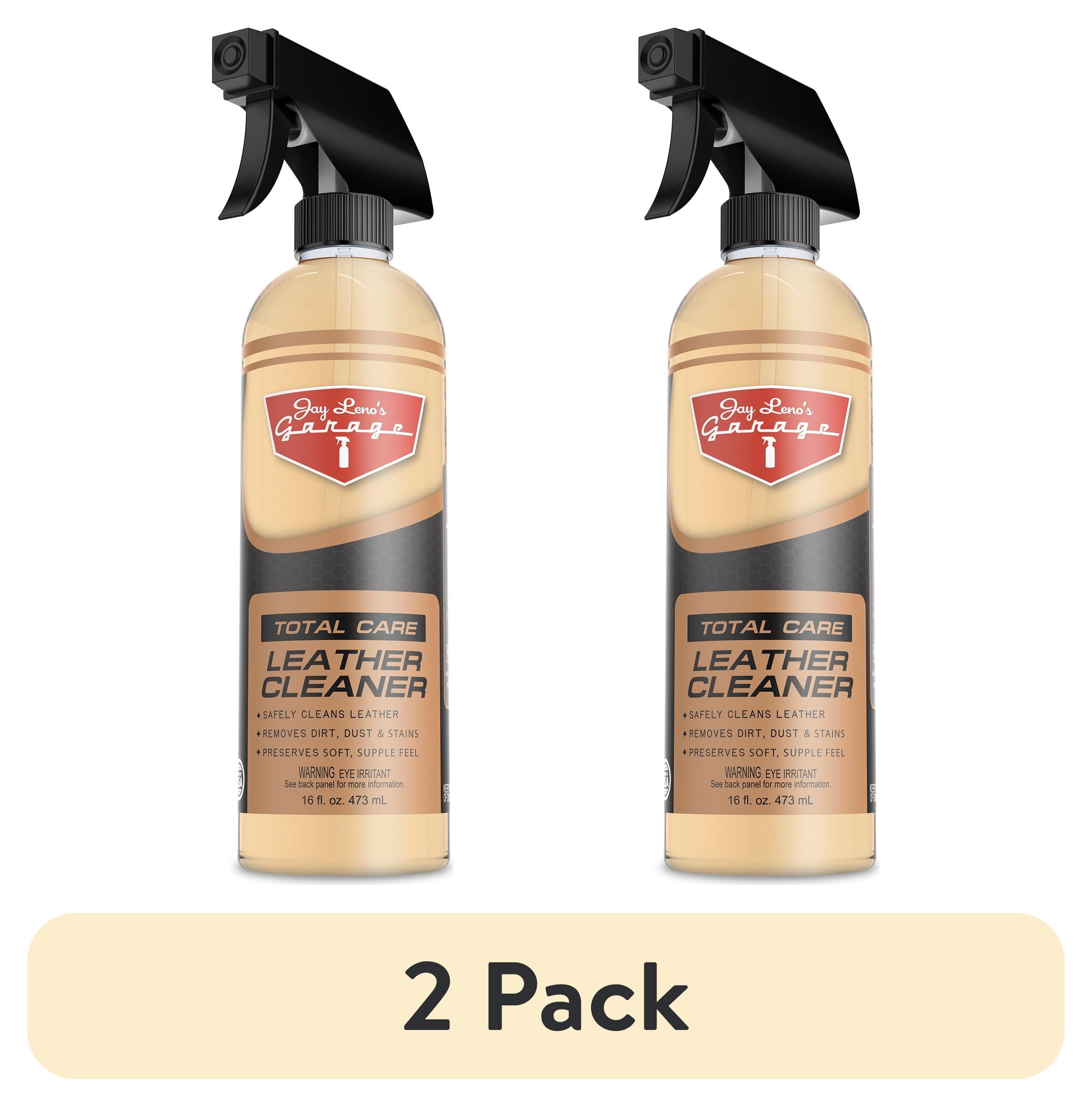 (2 pack) Jay Leno's Garage Leather Cleaner (16 oz) - Clean & Protects ...