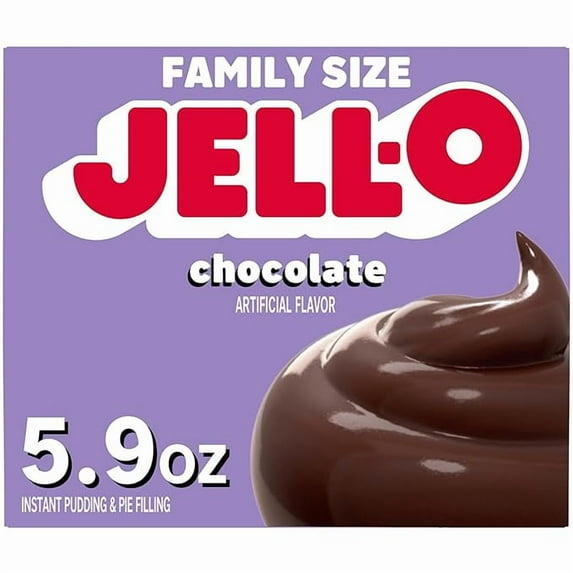 2 pack Jell-O Chocolate Instant Pudding & Pie Filling Mix, 5.9 oz Box ...