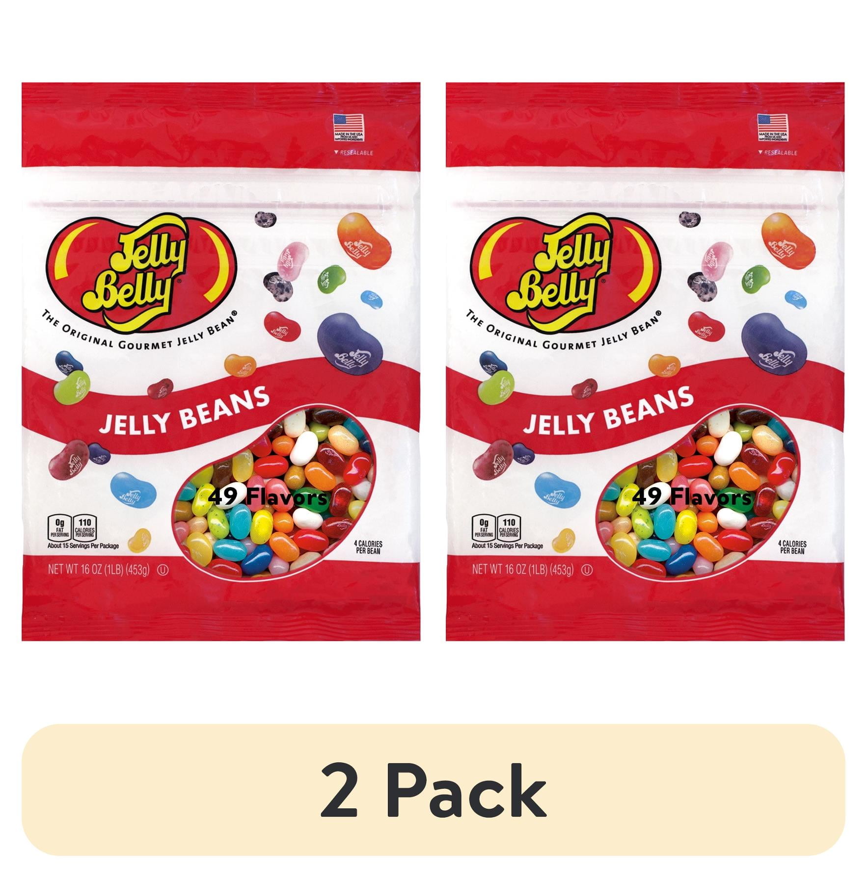 (2 pack) Jelly Belly 49-Assorted Jelly Beans - 1 Pound (16 Ounces ...