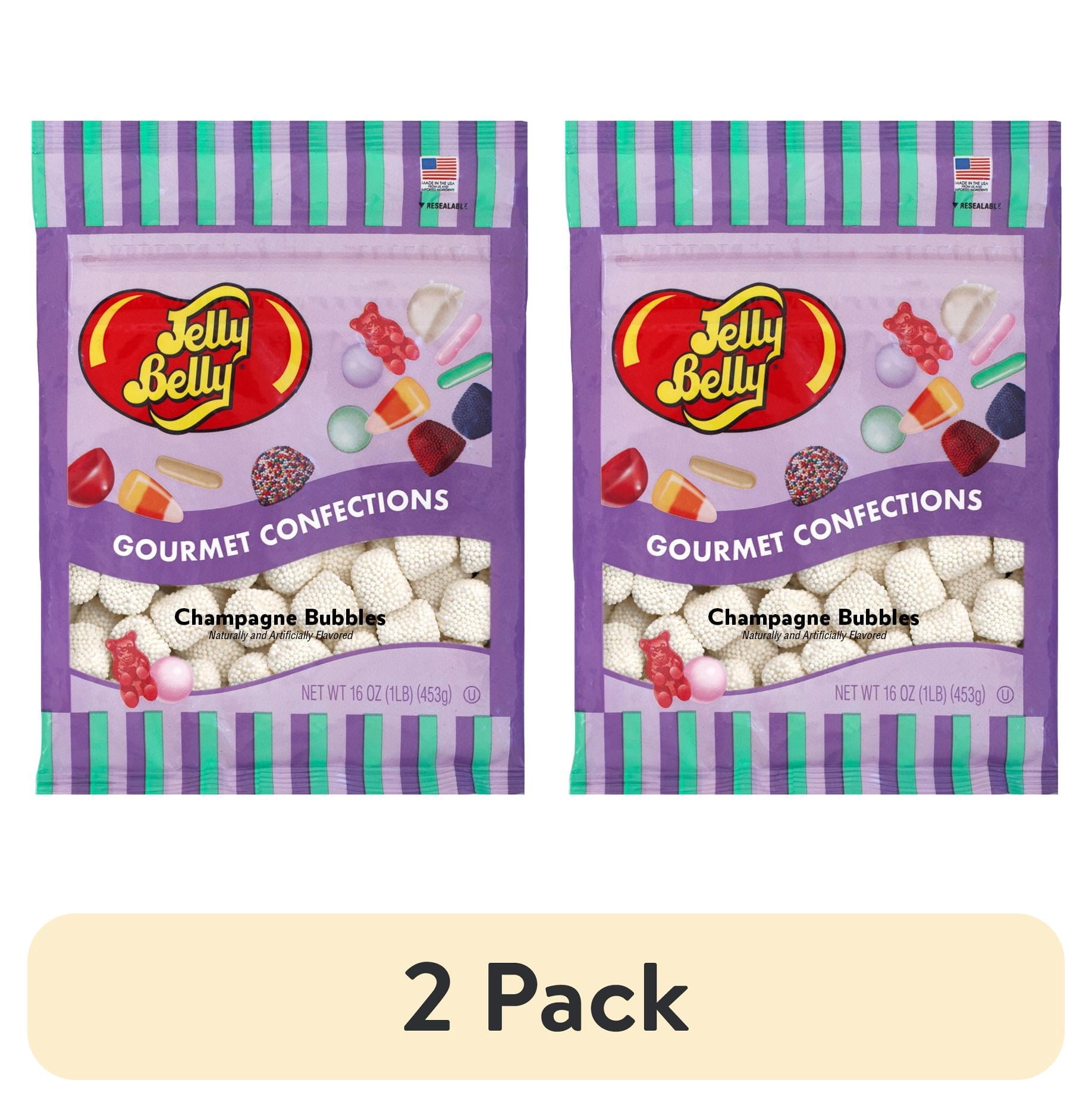 (2 pack) Jelly Belly Champagne Bubbles - 1 Pound (16 Ounces), Alcohol ...