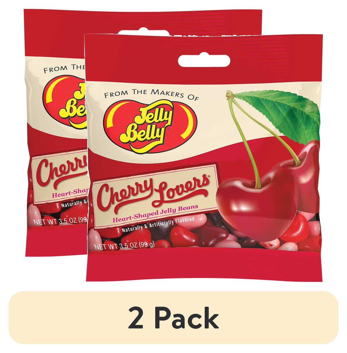 (2 pack) Jelly Belly Cherry Lovers - 3.5 oz Grab & Go® Bag - True-to ...