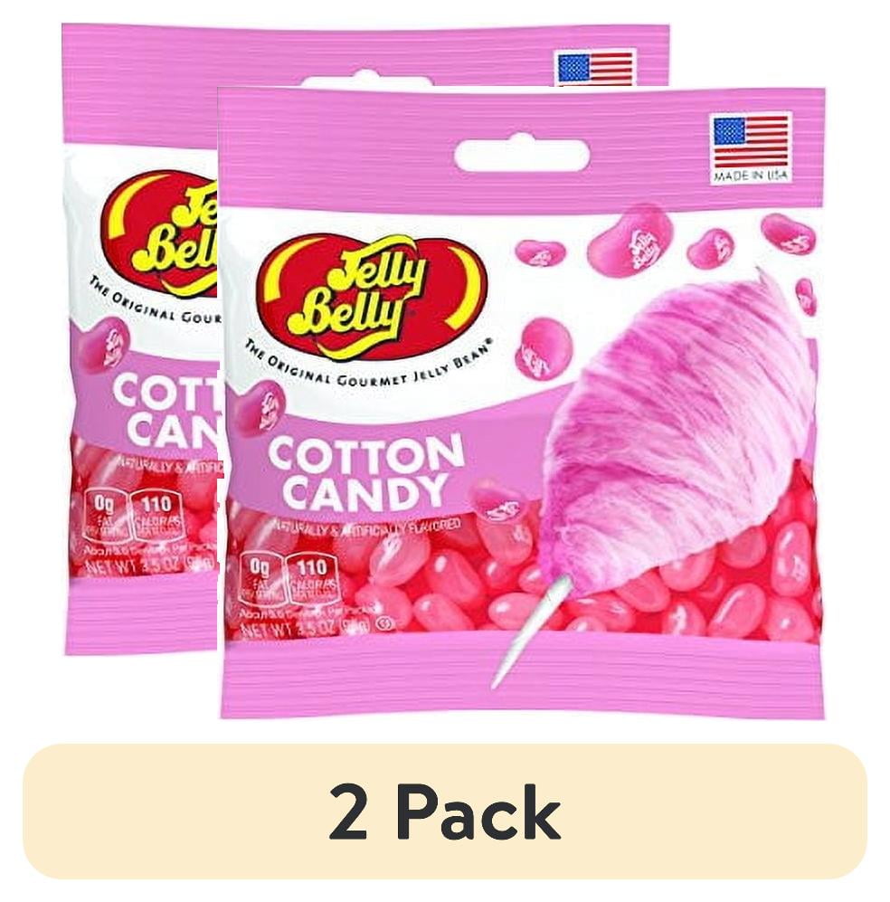 (2 pack) Jelly Belly Cotton Candy Jelly Beans - 3.5 oz Grab & Go® Bags ...