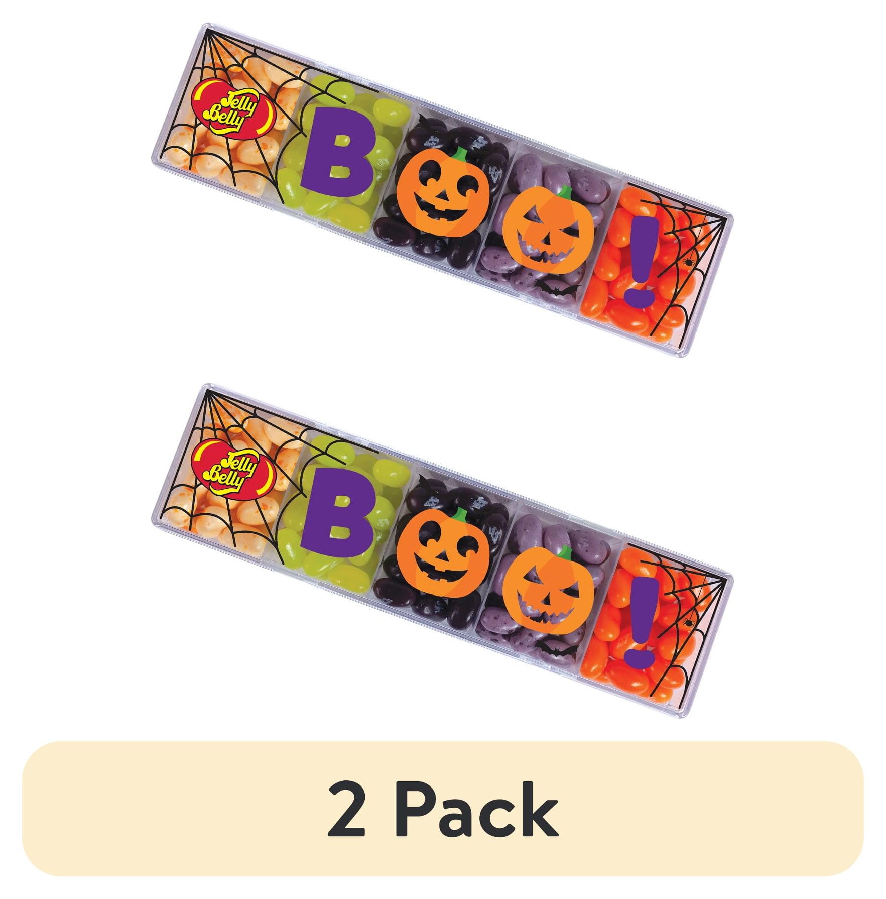 (2 pack) Jelly Belly Halloween 5-Flavor BOO! Clear Gift Box of Jelly ...