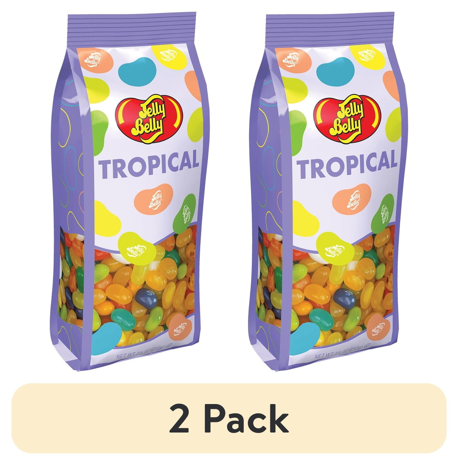 (2 pack) Jelly Belly Tropical Mix Jelly Beans - Mix of 15 Exotic and ...