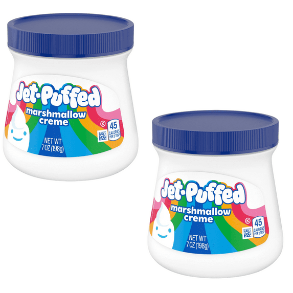 (2 pack) Jet-Puffed Marshmallow Creme, 7 oz Jar - Walmart.com